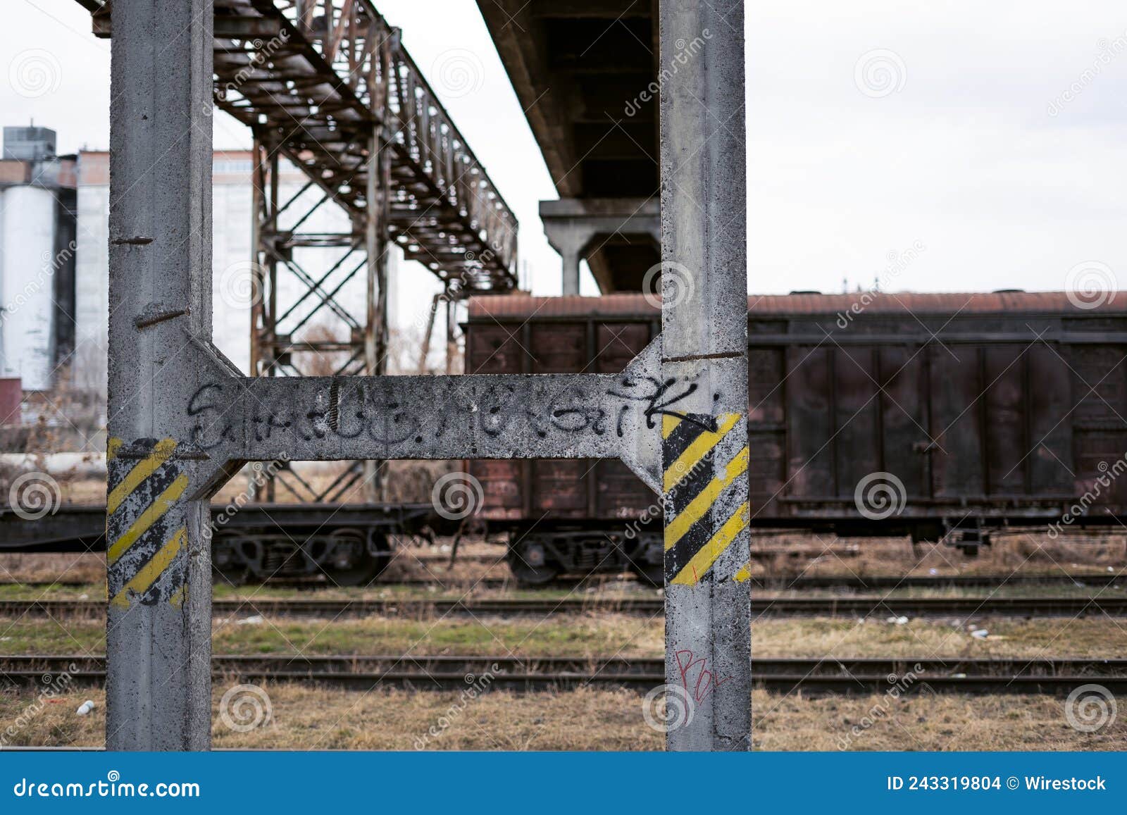 Photo of Old Russian Railstation Territory Stock Photo - Image of ...