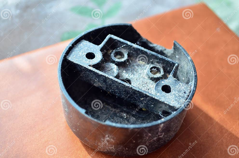 Photo of old soviet socket stock photo. Image of house - 193791982