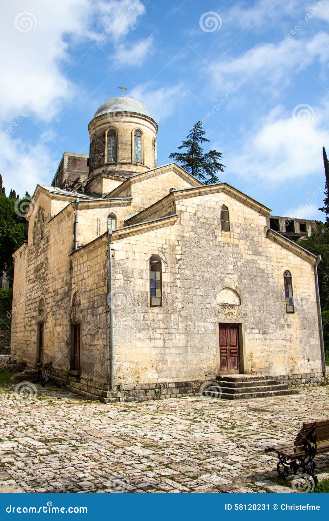Photo of the Old Stone Church Stock Image - Image of building ...