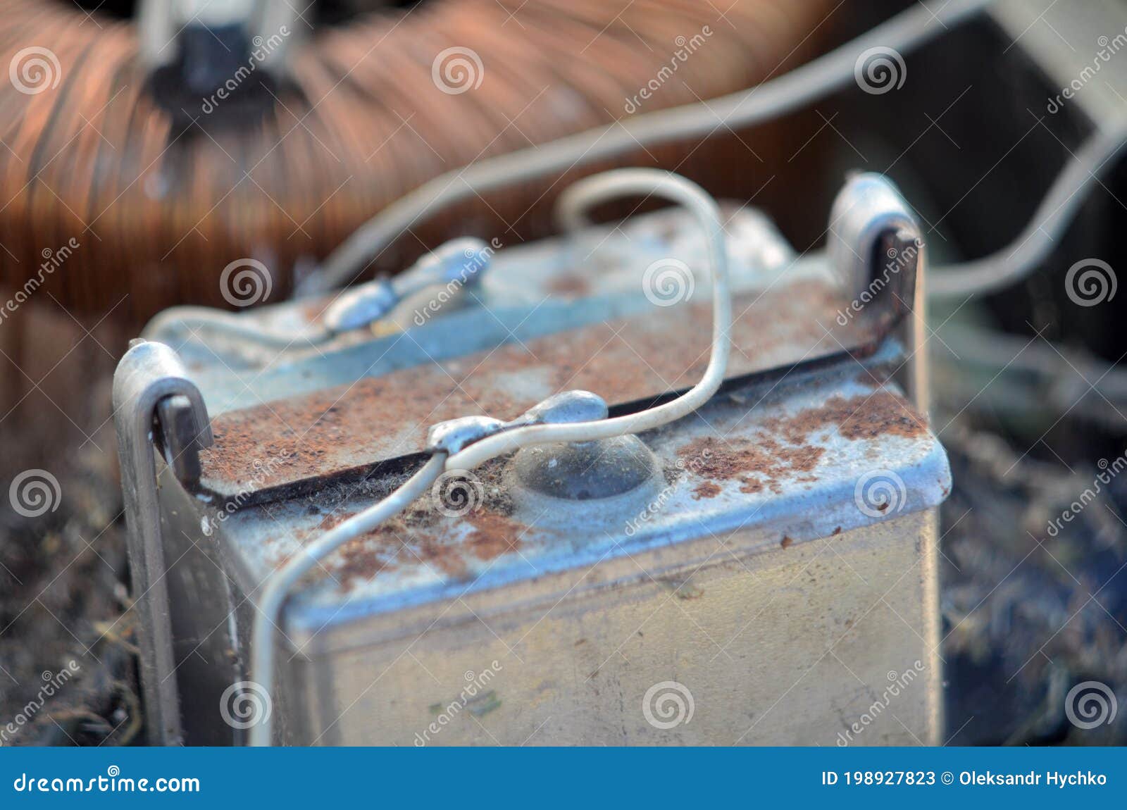 Photo of Old Transformer Capacitor Stock Image - Image of technology ...