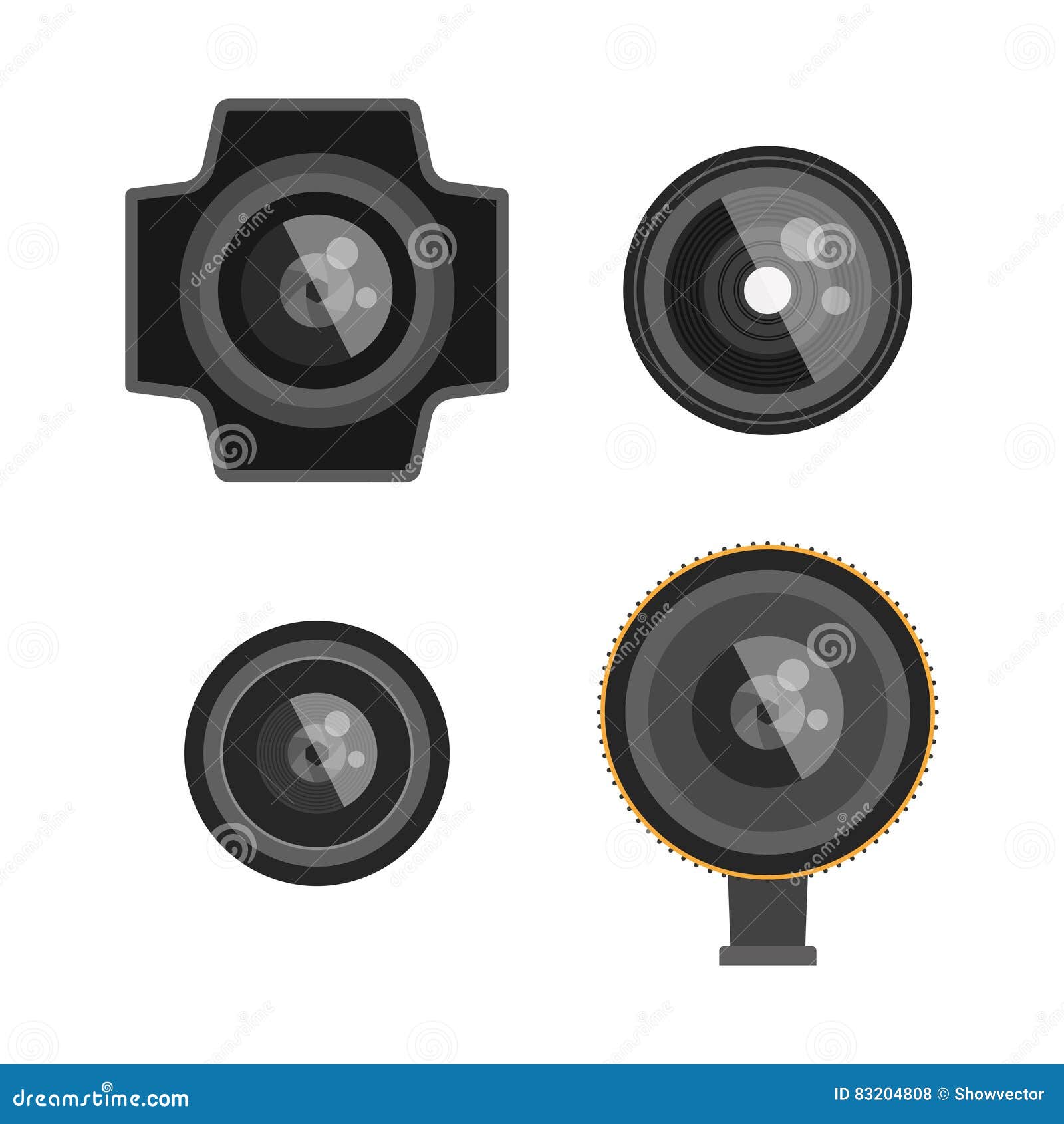 Types Of Lenses Infographic Diagram Converging Diverging Cartoon Vector ...
