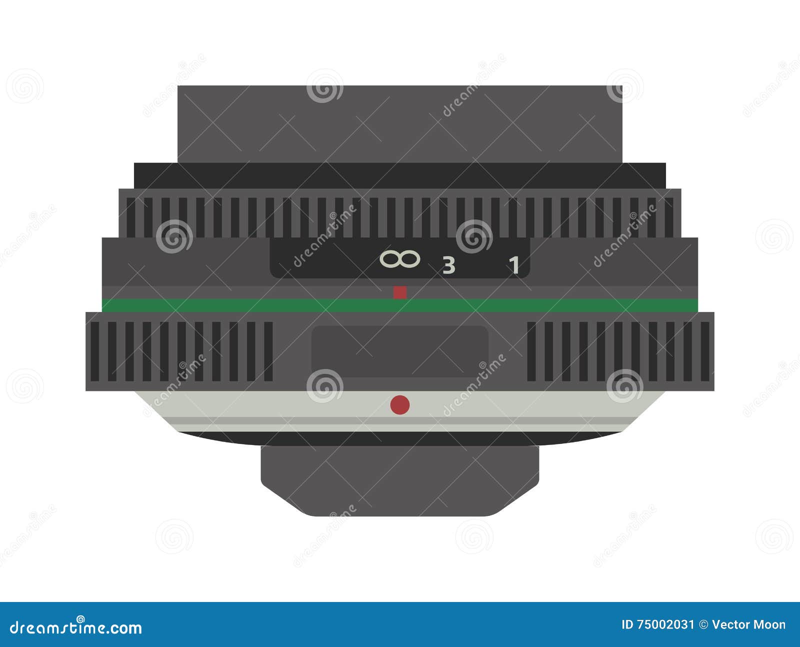 Photo optic lenses vector stock vector. Illustration of color - 75002031