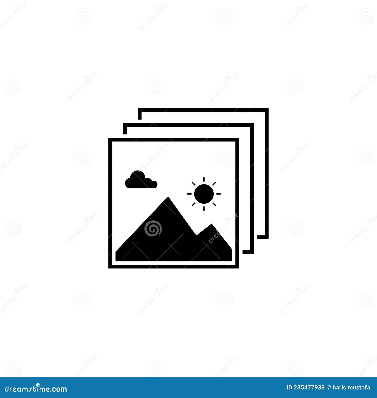 Photo Picture Icon Design Template Vector Isolated Illustration Stock ...