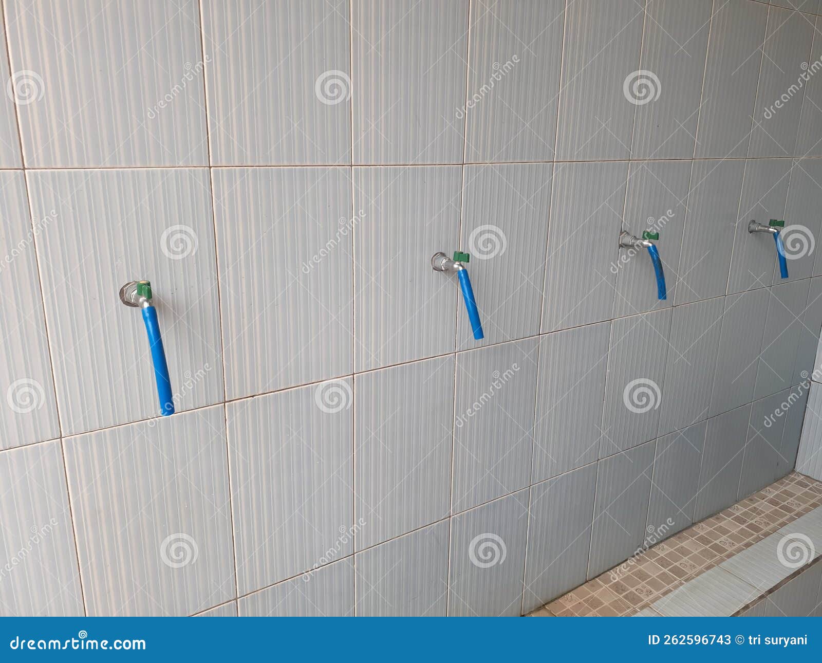 A Photo of a Place for Ablution and Washing Hands at the Mosque Stock ...