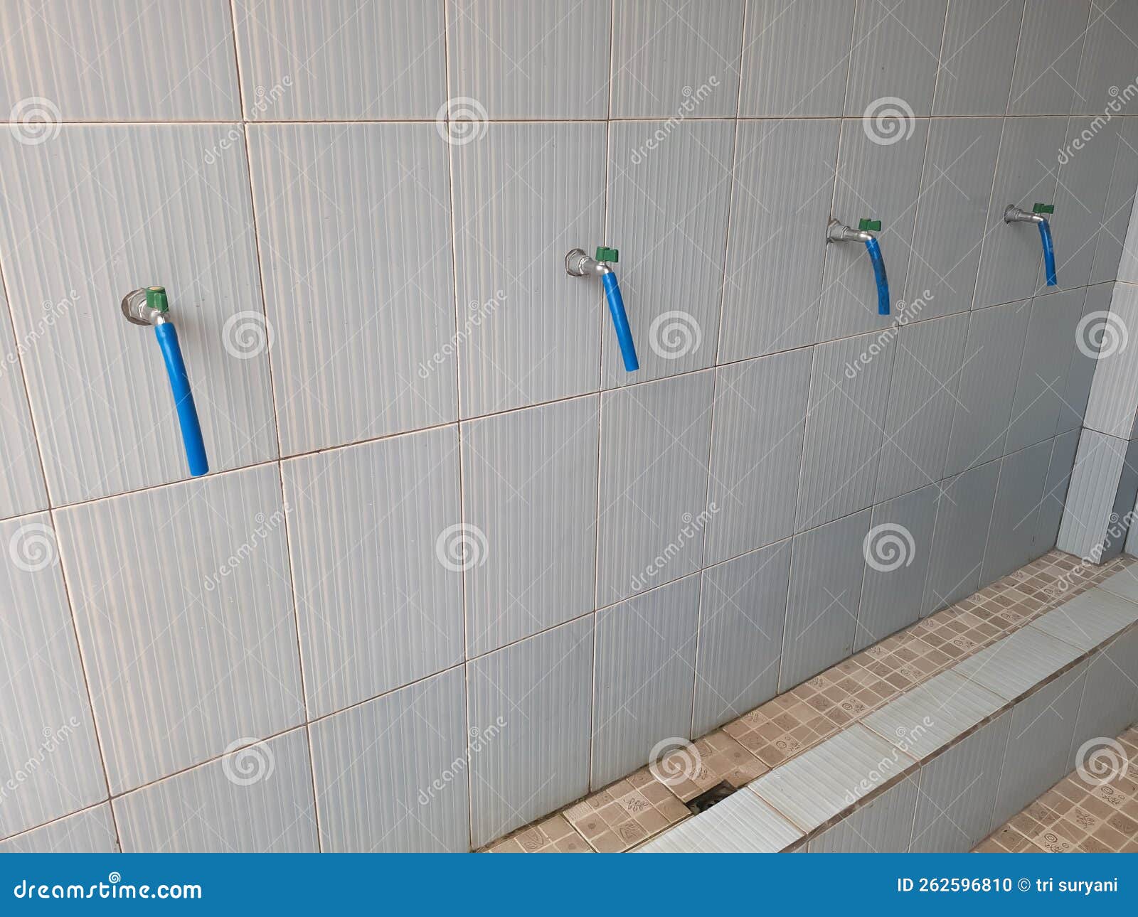 A Photo of a Place for Washing Hands at the Mosque before Praying Stock ...