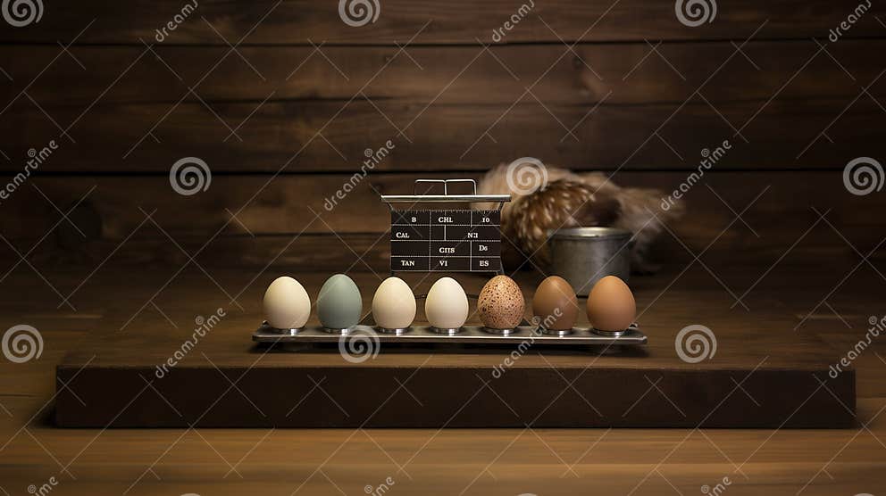 A Photo of a Poultry Egg Grading Scale Stock Illustration ...