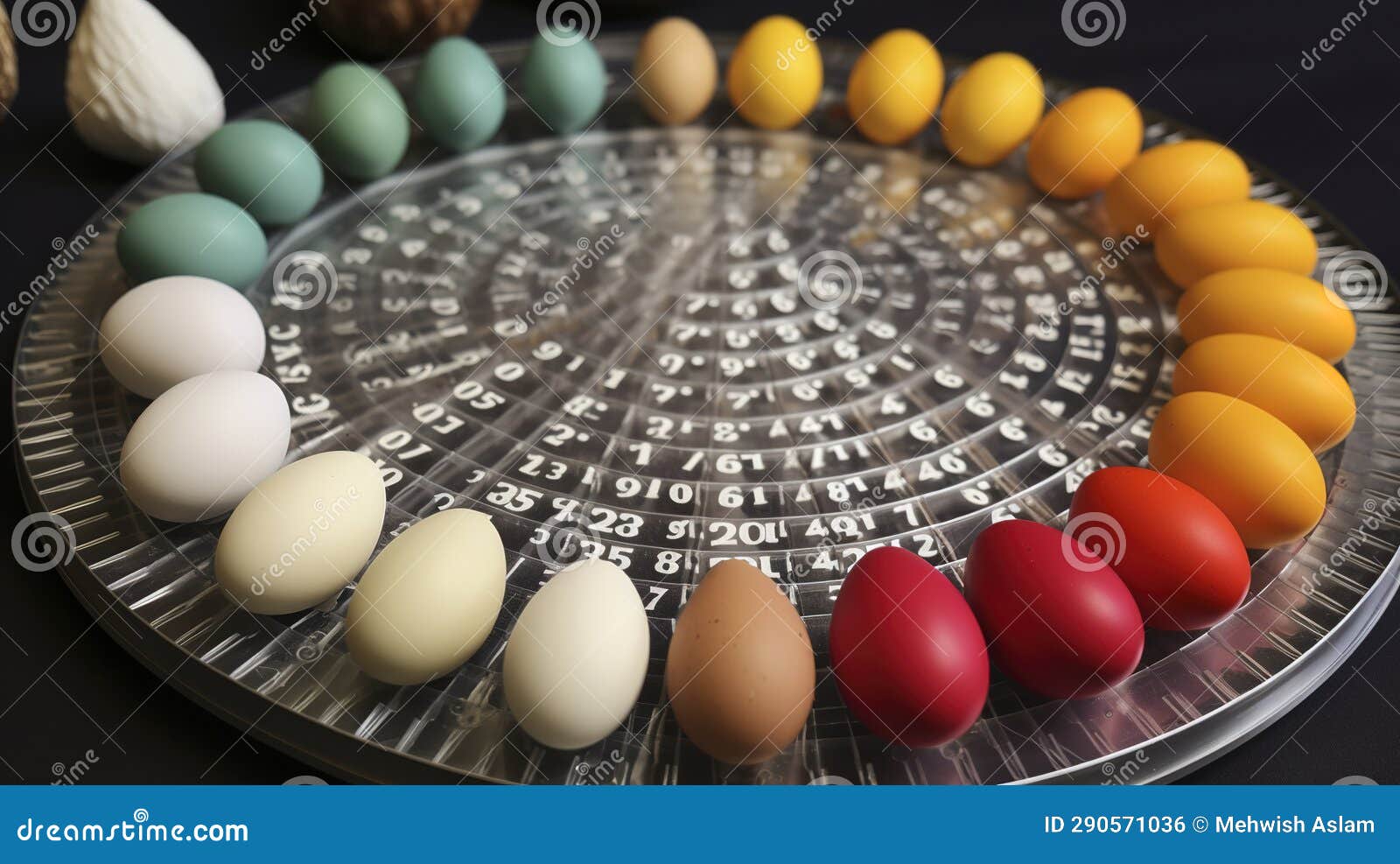 A Photo of a Poultry Egg Grading Scale Stock Illustration ...