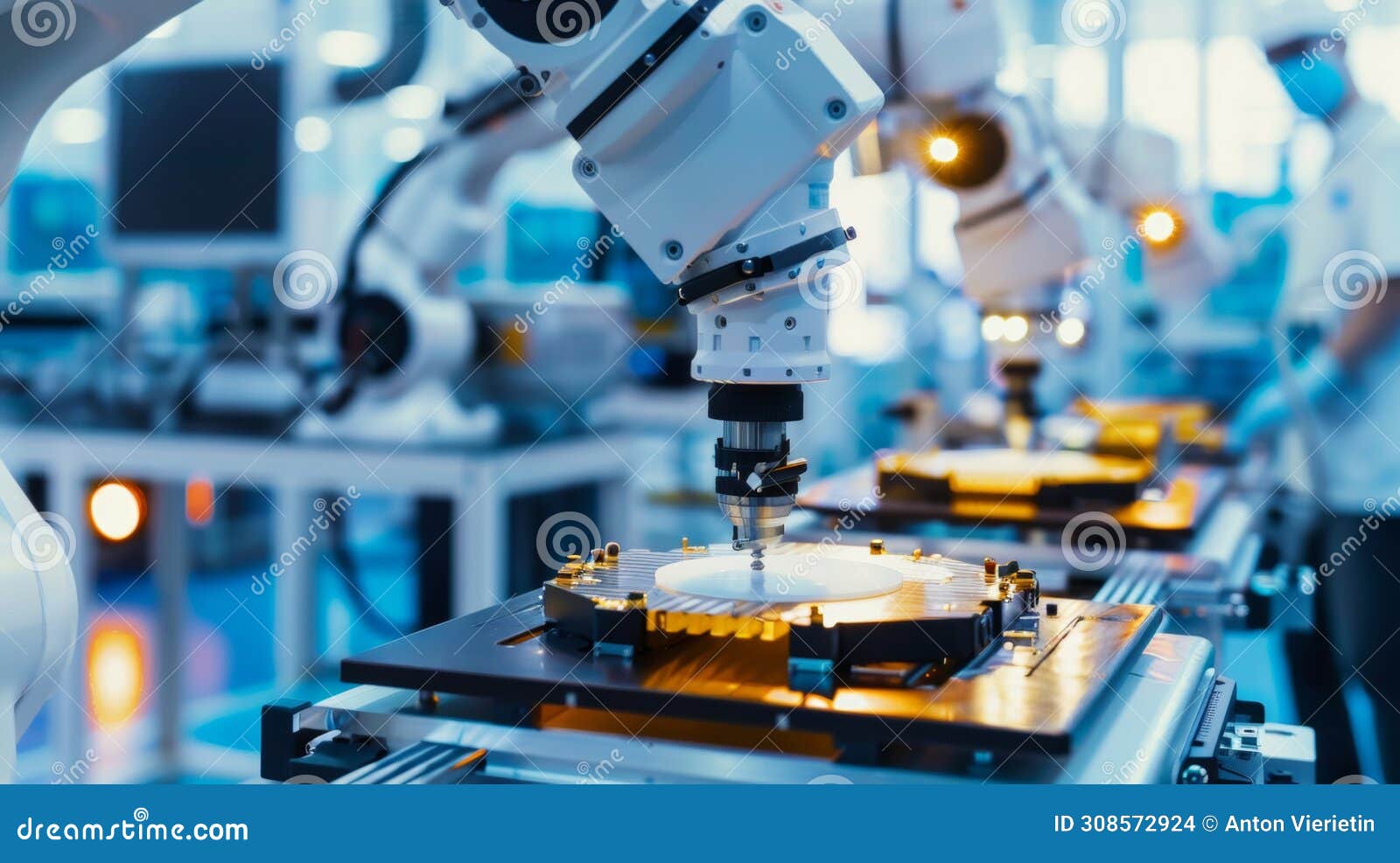 Photo of Process Making Circuit Board for Digital Devices, Laboratory ...