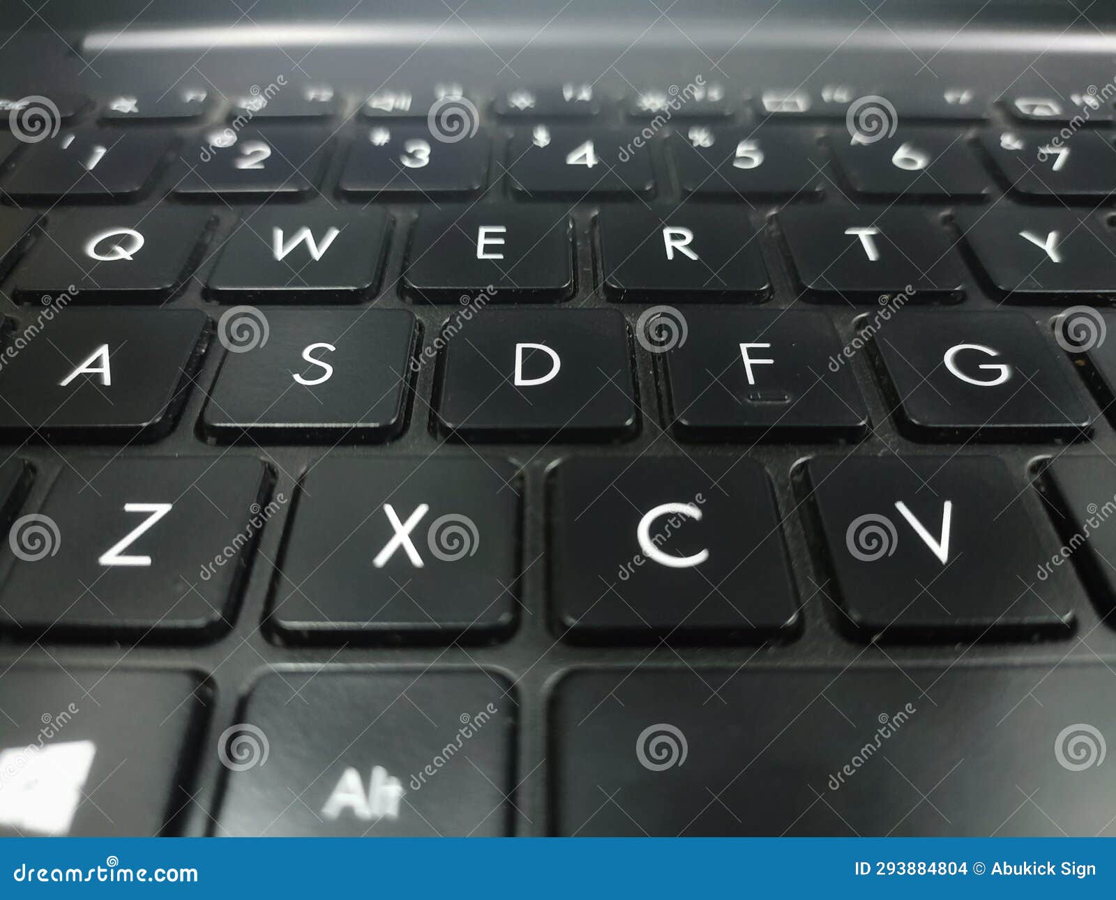 Photo of a Qwerty Computer Keyboard Display Suitable for the Background ...