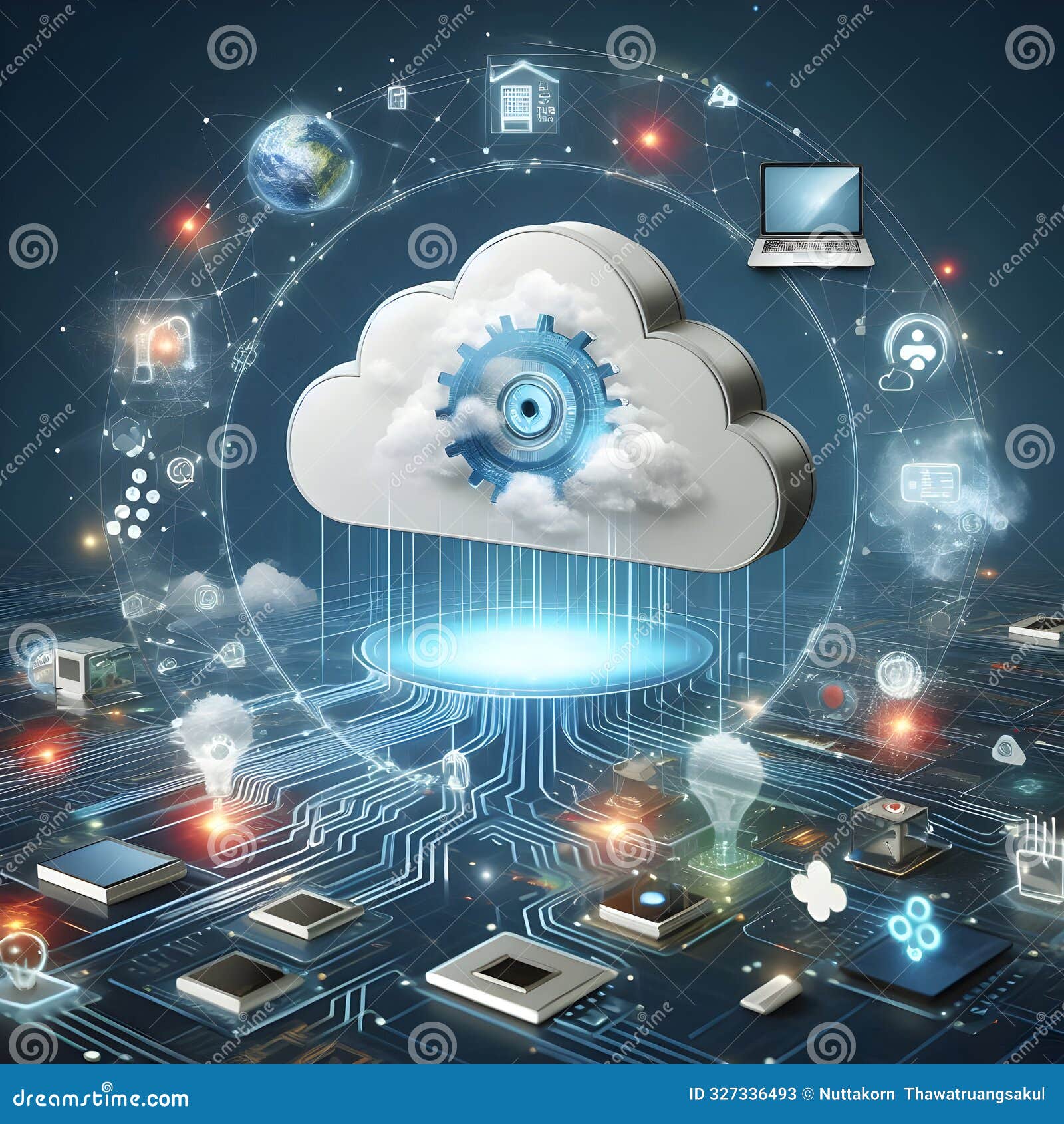 Photo Realistic As Cloud Computing with Artificial Intelligence and ...