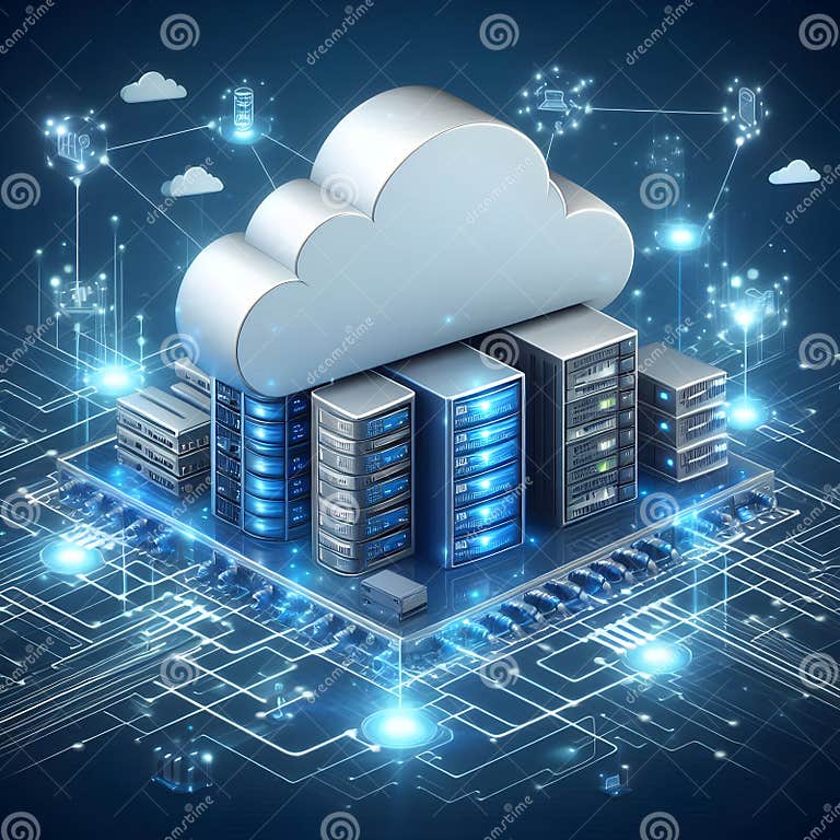 Photo Realistic As Cloud Computing Infrastructure with Data Centers and ...