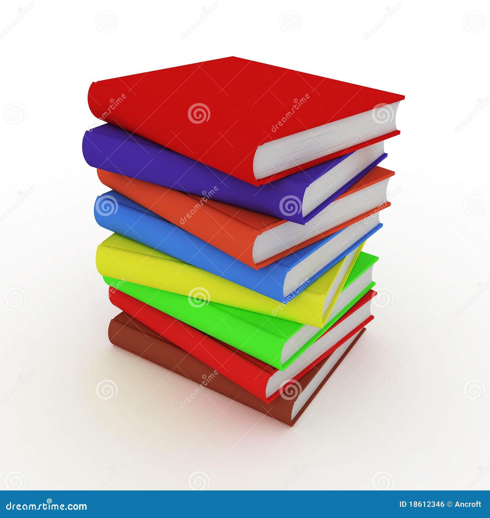 Photo Realistic Books stock illustration. Illustration of digital ...