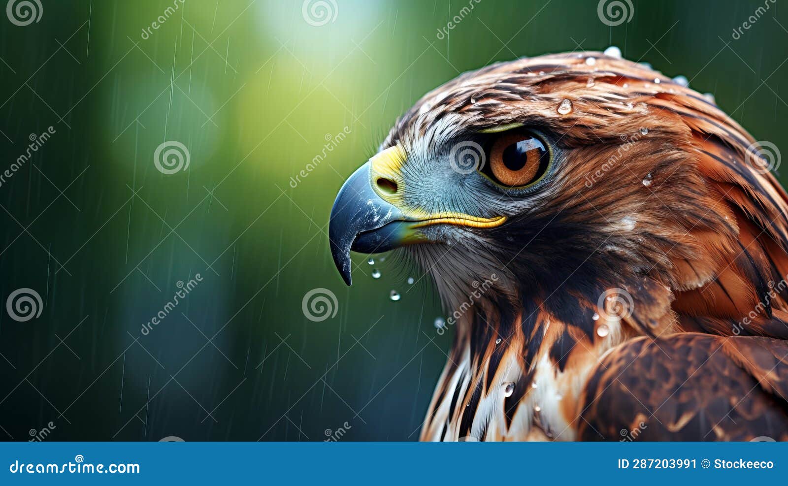 Photo Realistic Brown Hawk: Hyper-detailed Rendering and Digital Art ...