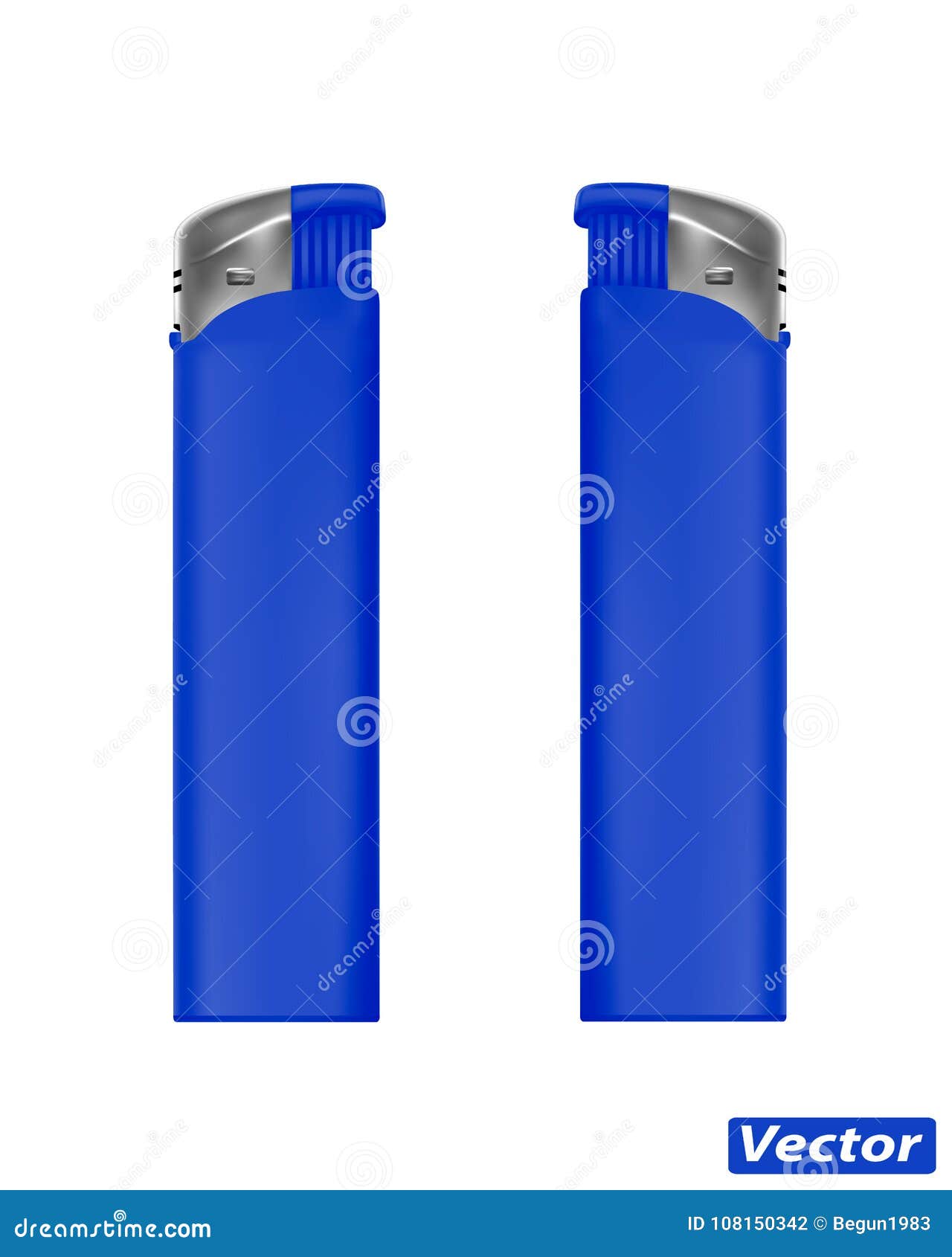 Realistic Lighter - Business Infographic And Marketing Icon. Cartoon ...