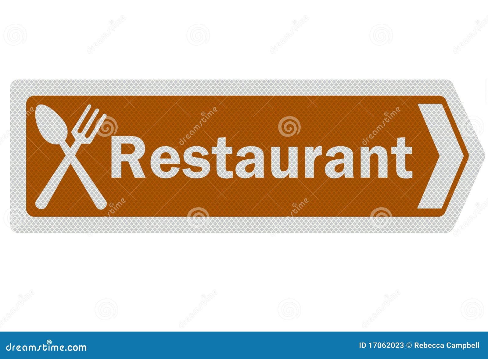 Photo Realistic Sign - Restaurant Stock Illustration - Illustration of ...