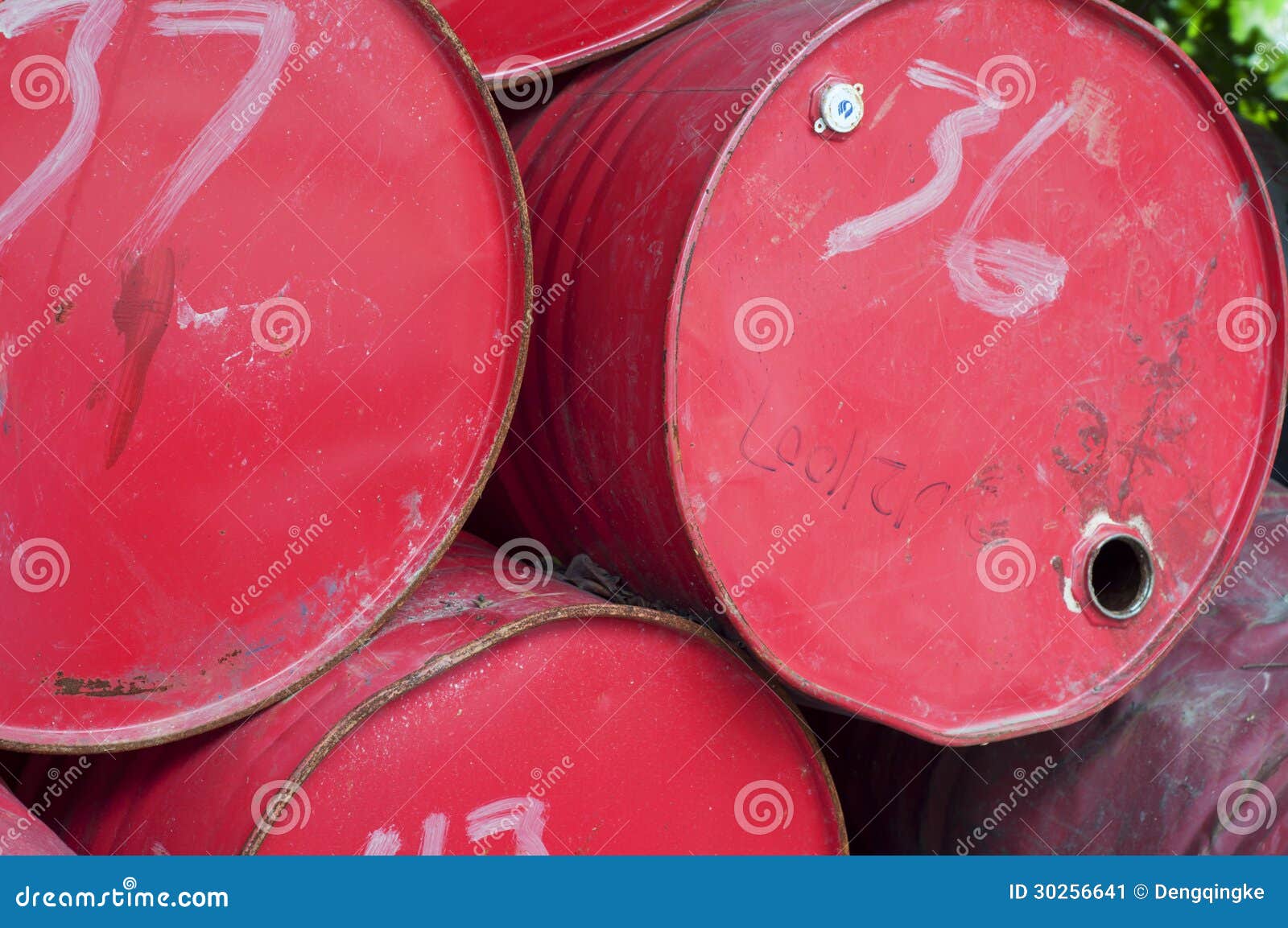 Oil drums stock image. Image of fuel, chemistry, junk - 30256641