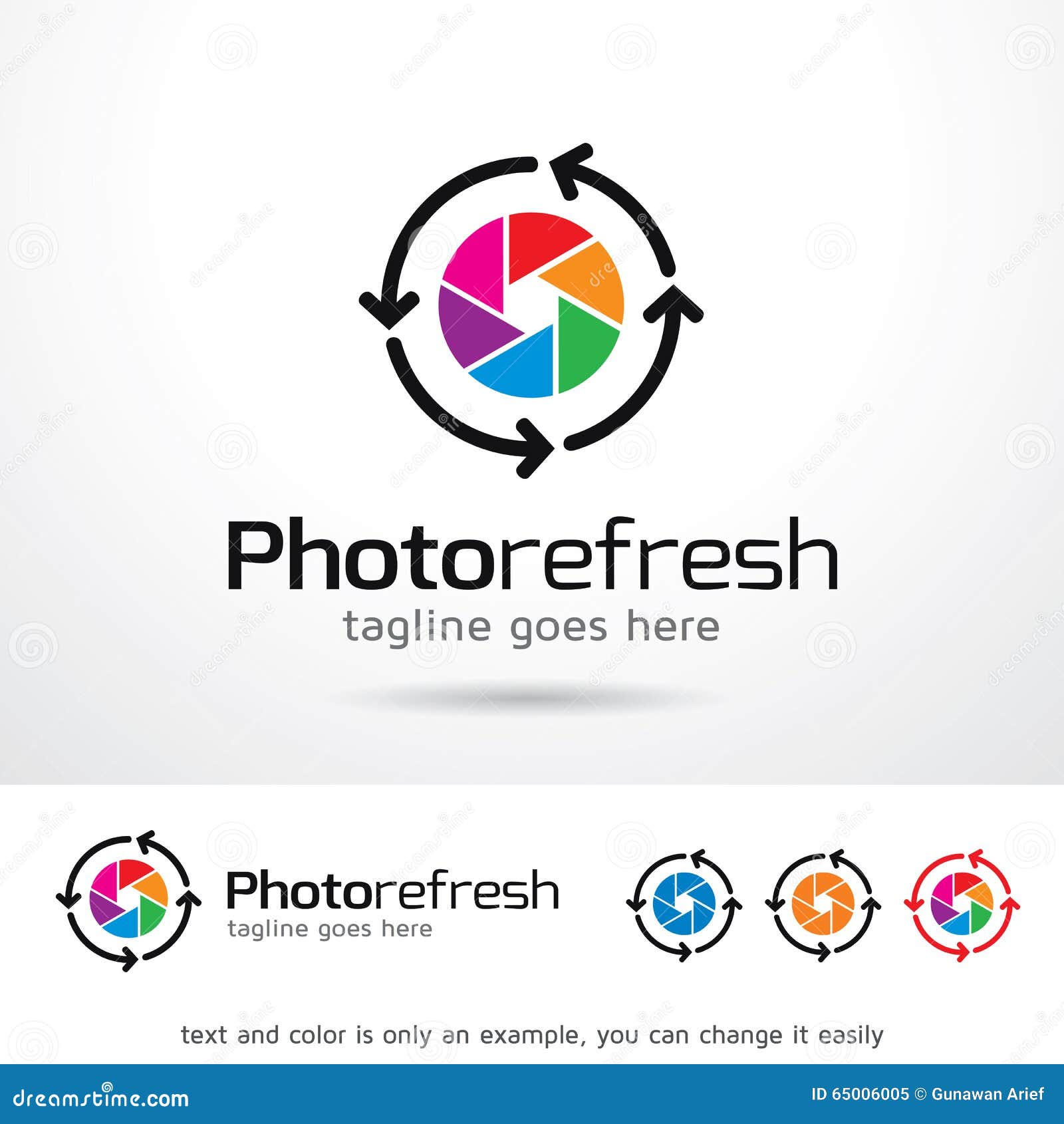 Photo Refresh Template Design Vector Stock Vector - Illustration of ...