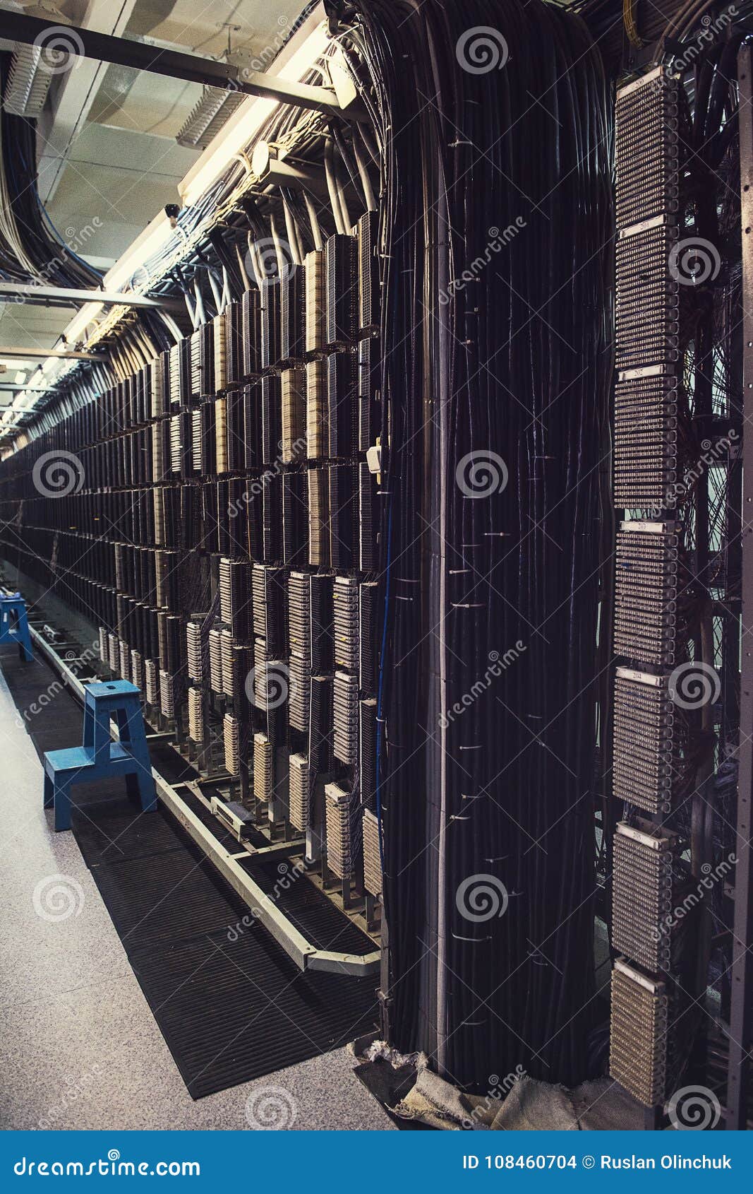 Retro telephone exchange stock photo. Image of branch - 108460704