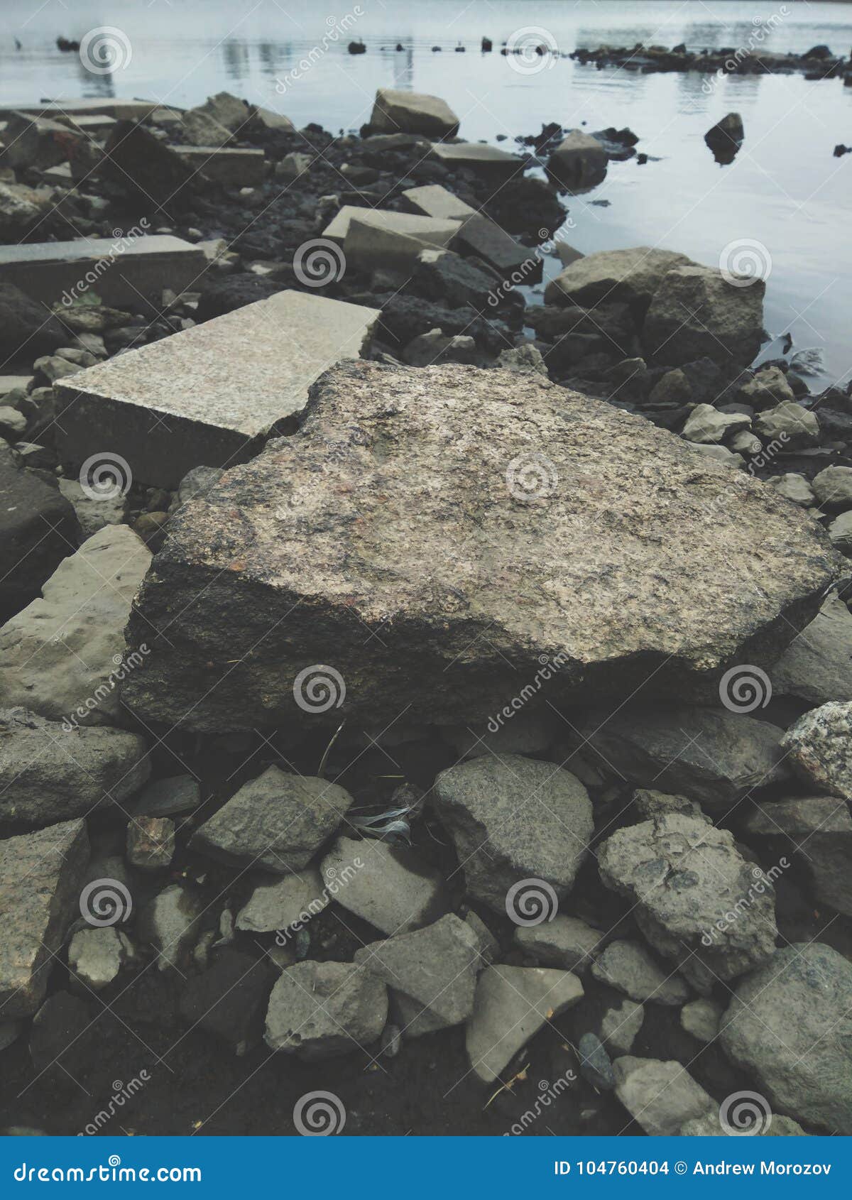 River bottom stock photo. Image of rocks, river, water - 104760404