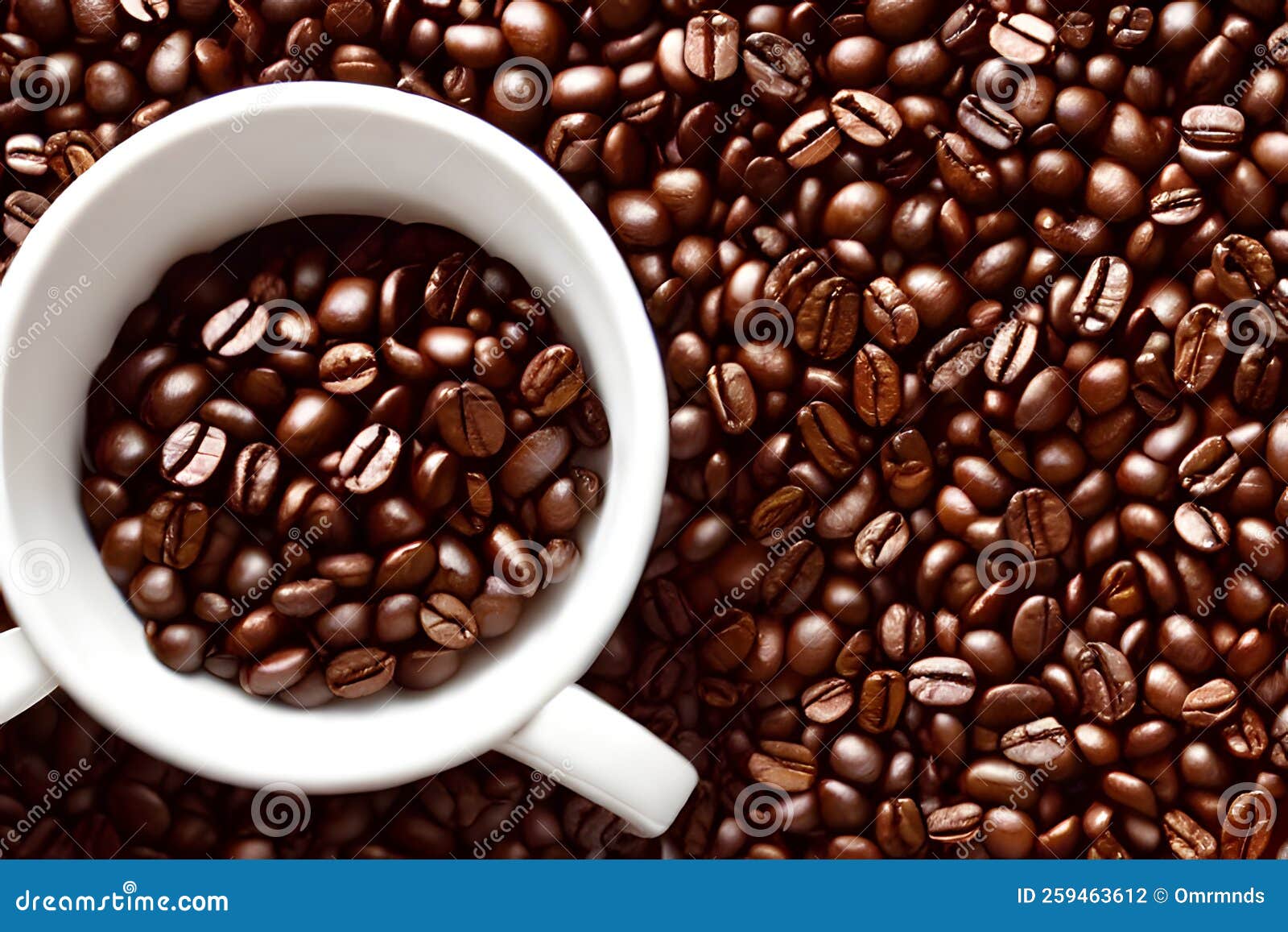 A Photo of Roasted Coffee Beans, Popular Drink Ingredient Stock Photo ...