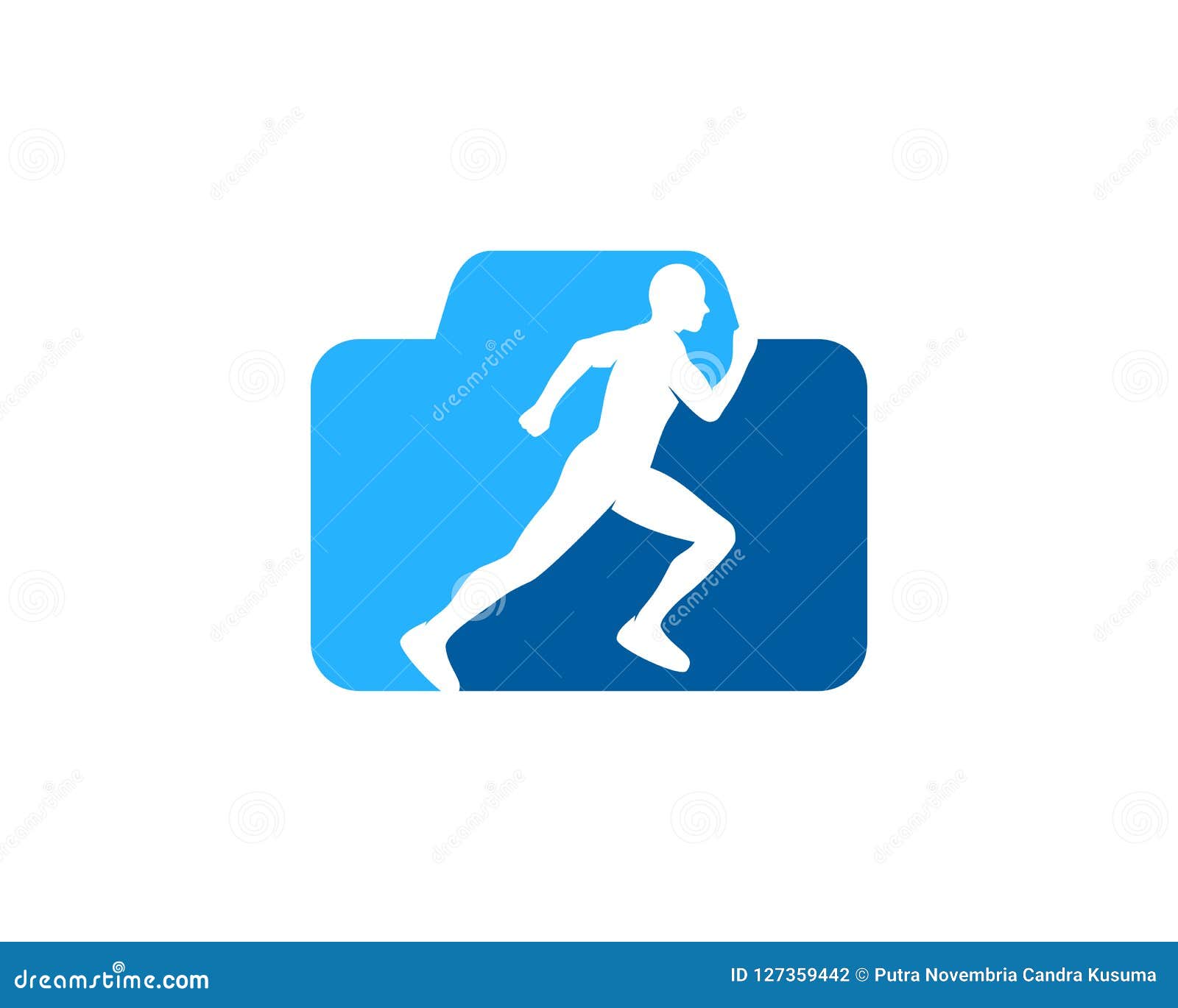 Photo Run Logo Icon Design stock vector. Illustration of business ...
