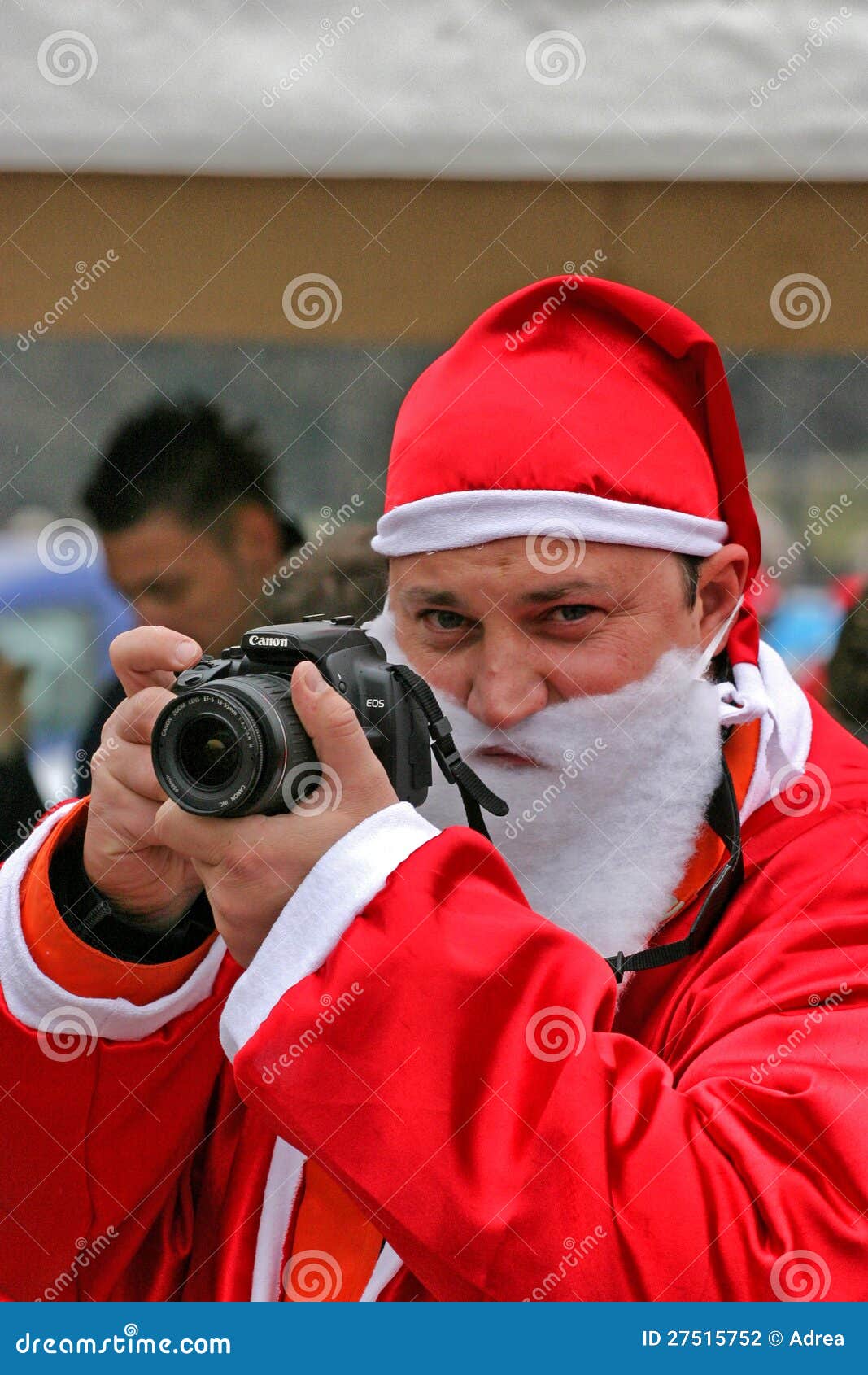 Photographer Santa at the Santa World Record Editorial Photography ...