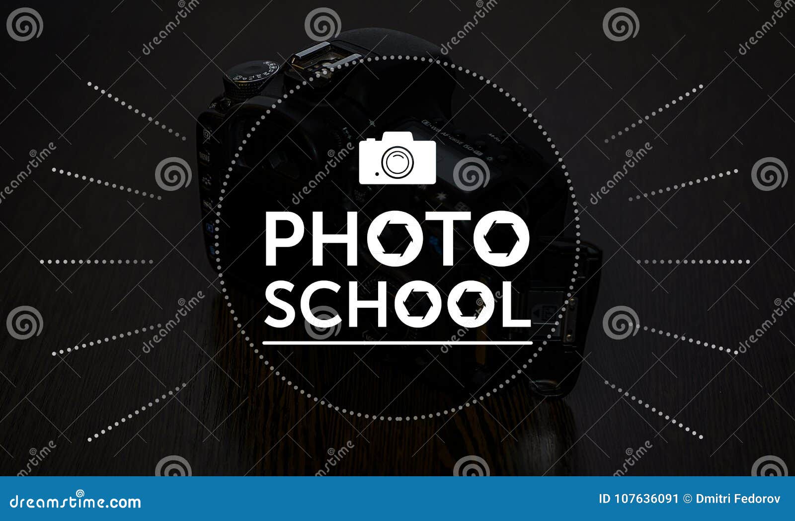 Photo School Text, Logo, Art for Design Stock Image - Image of ...