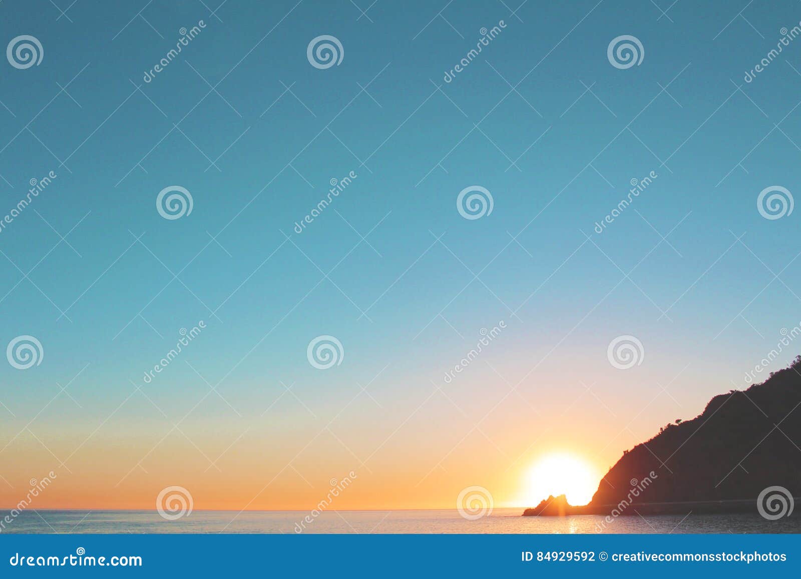 Photo Of Sea On Sunrise Picture. Image: 84929592