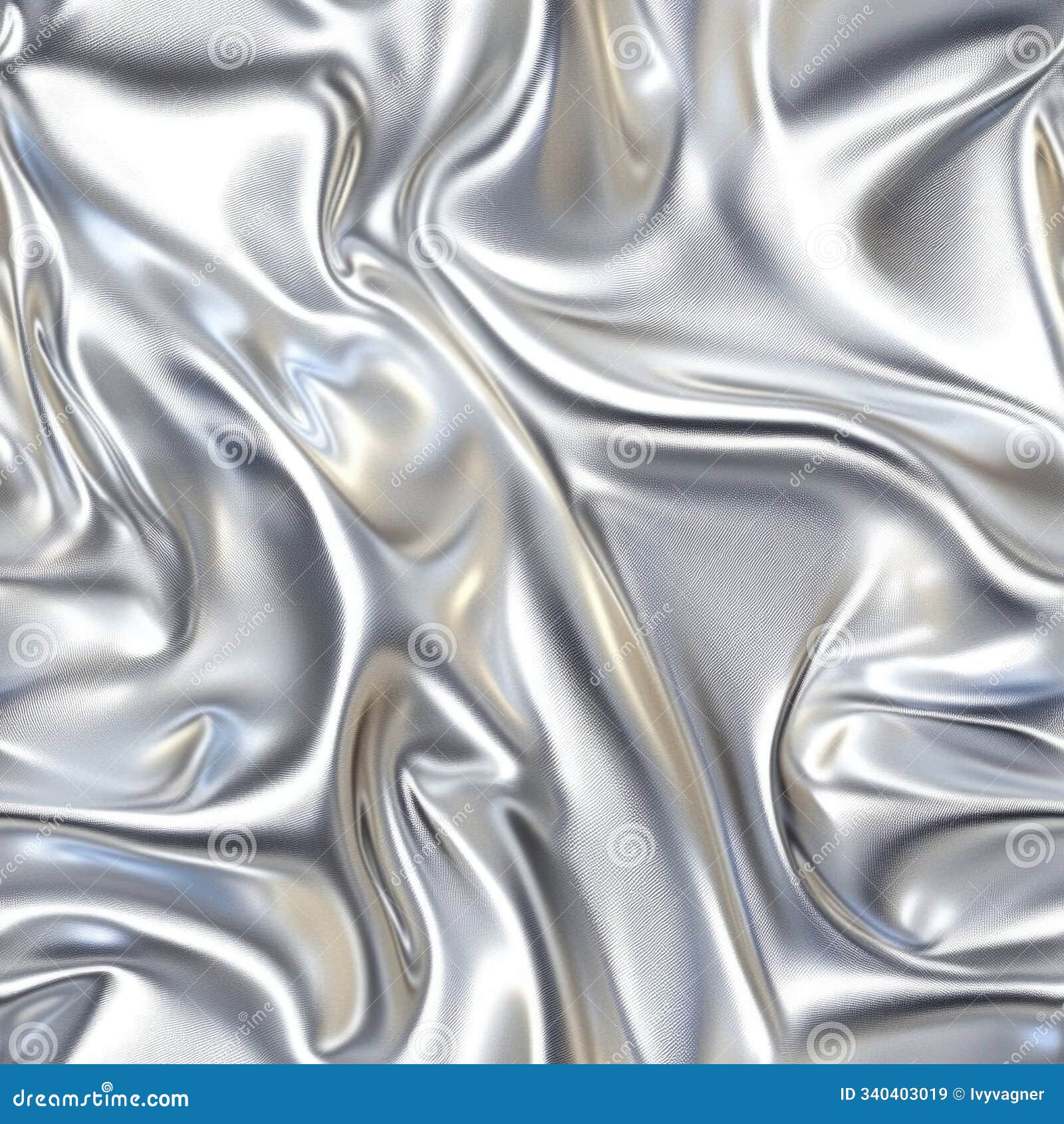 Photo of a Seamless Smooth Silver Texture Stock Image - Image of fabric ...