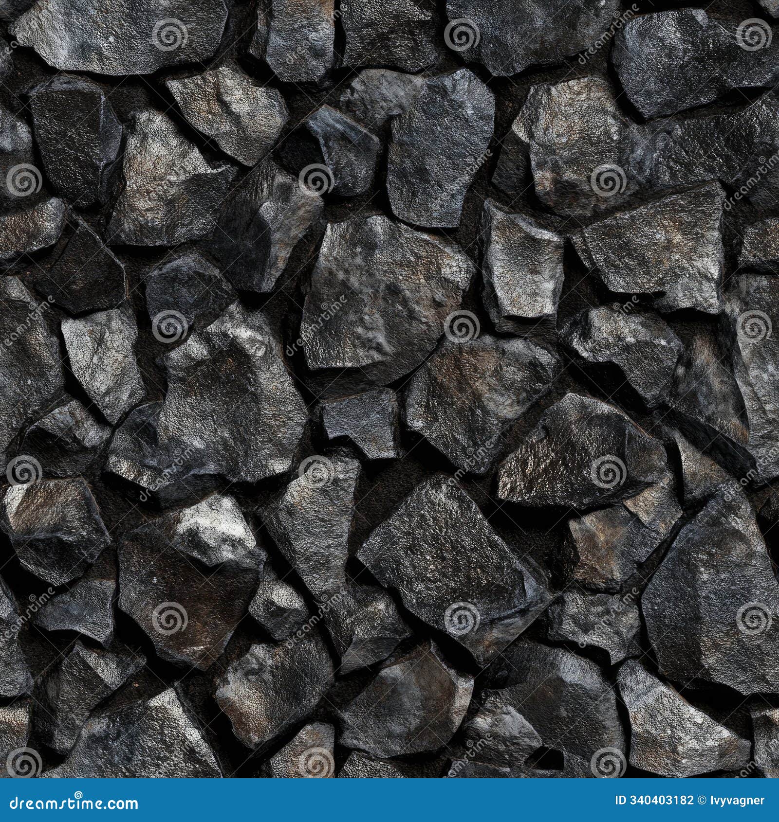 Photo of a Seamless Texture of Black Basalt Stock Photo - Image of ...