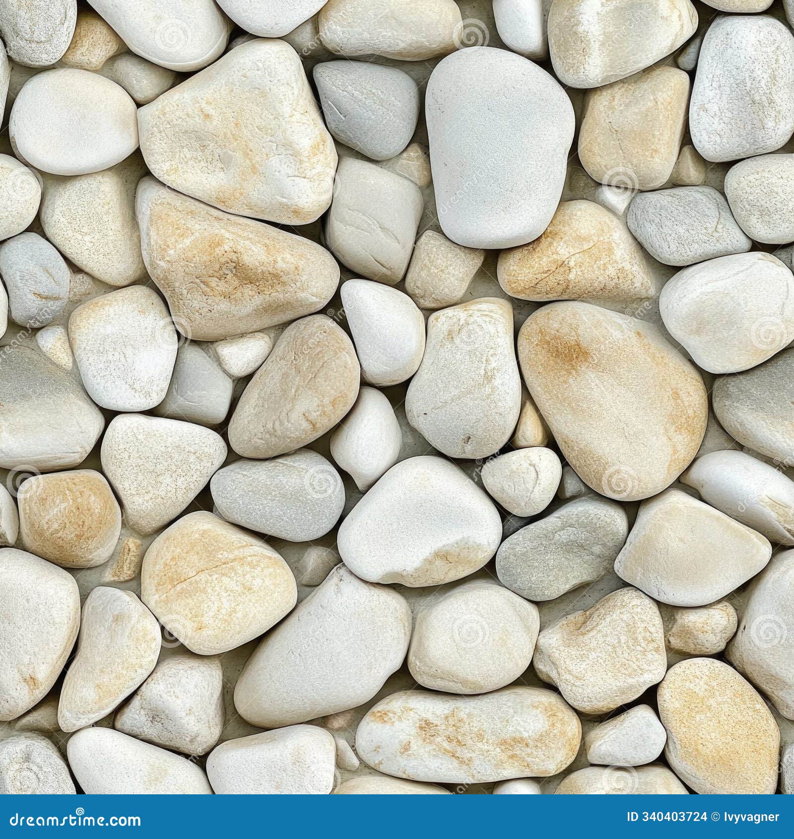 Photo of a Seamless Texture of Light-colored Pebbles Stock Photo ...