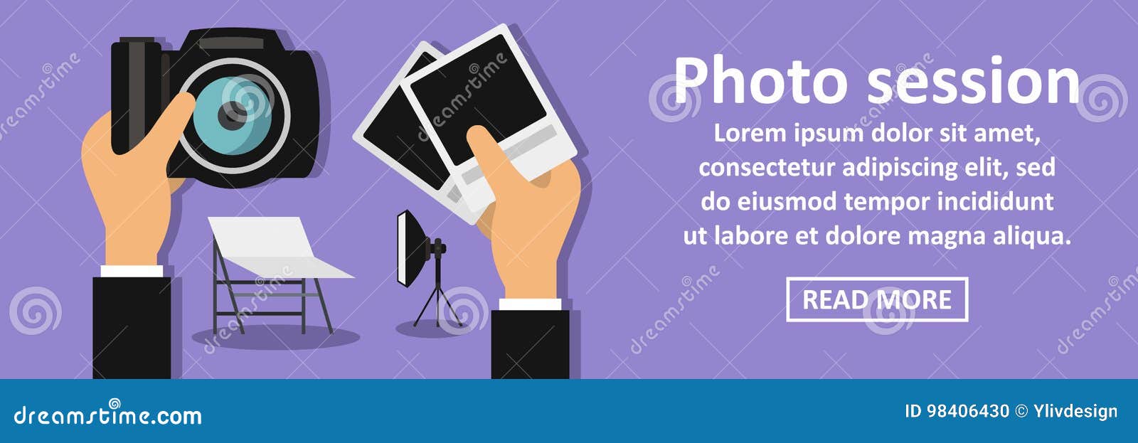 Photo Session Compositions Set Vector Illustration | CartoonDealer.com ...