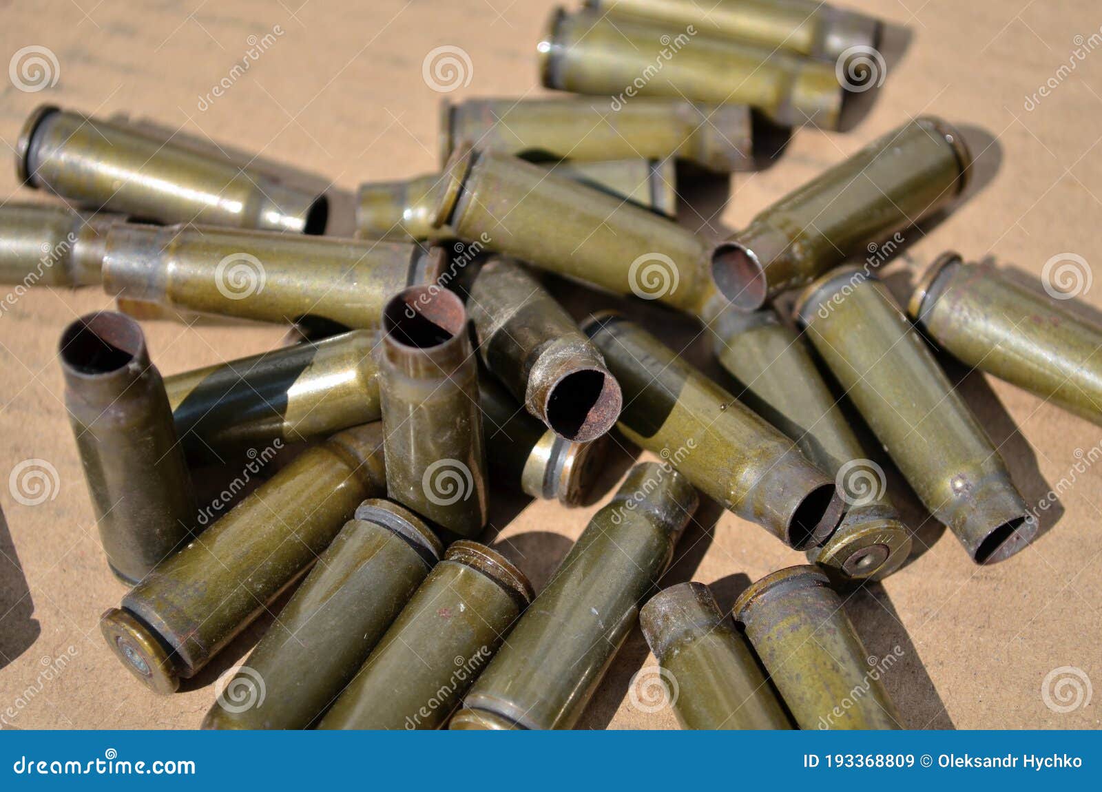 Photo Of Set Bullet Shells Kalashnikov Royalty-Free Stock Photography ...