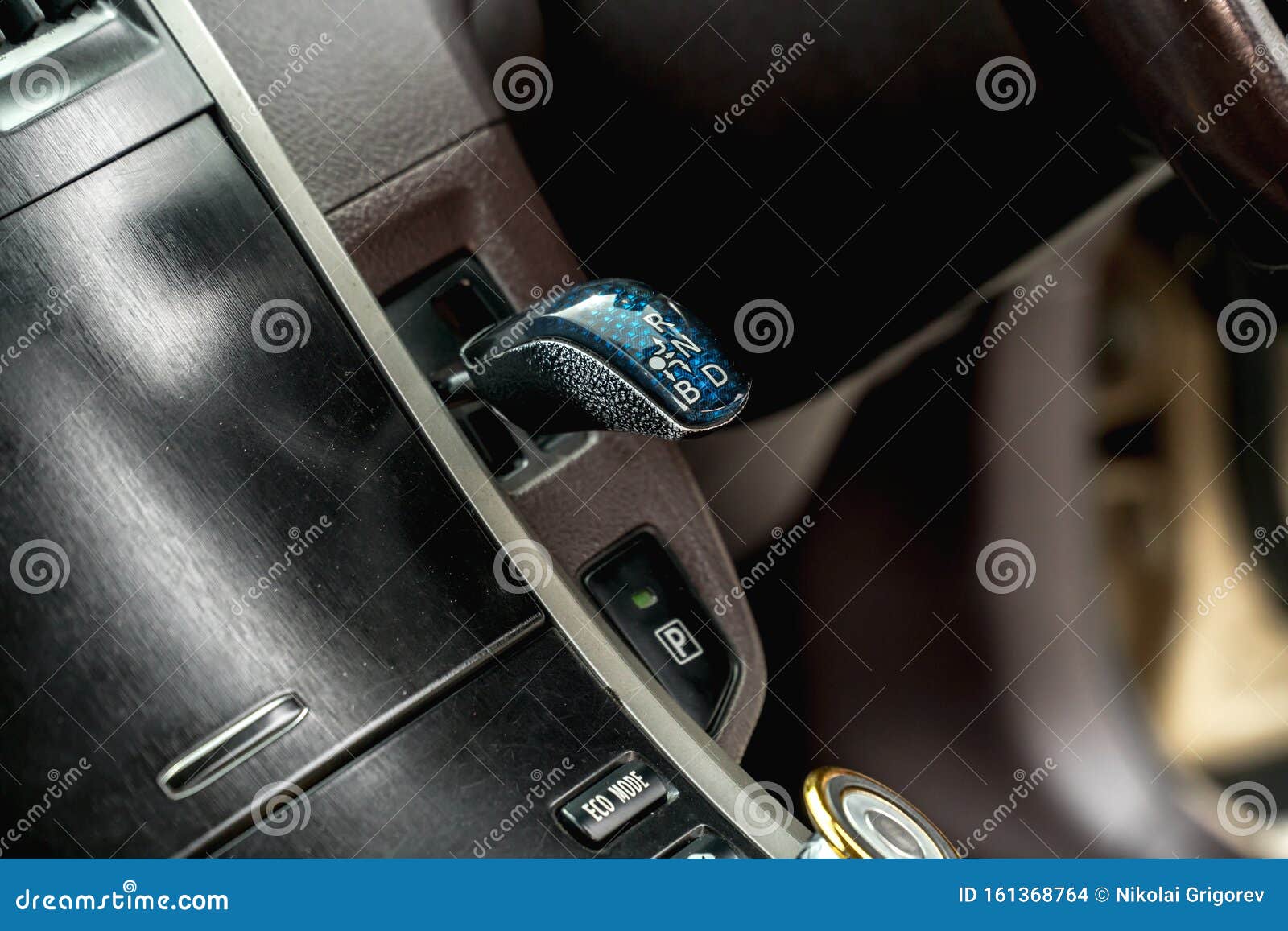 Photo of the Shift Selector in the Car Cabin Stock Photo - Image of ...