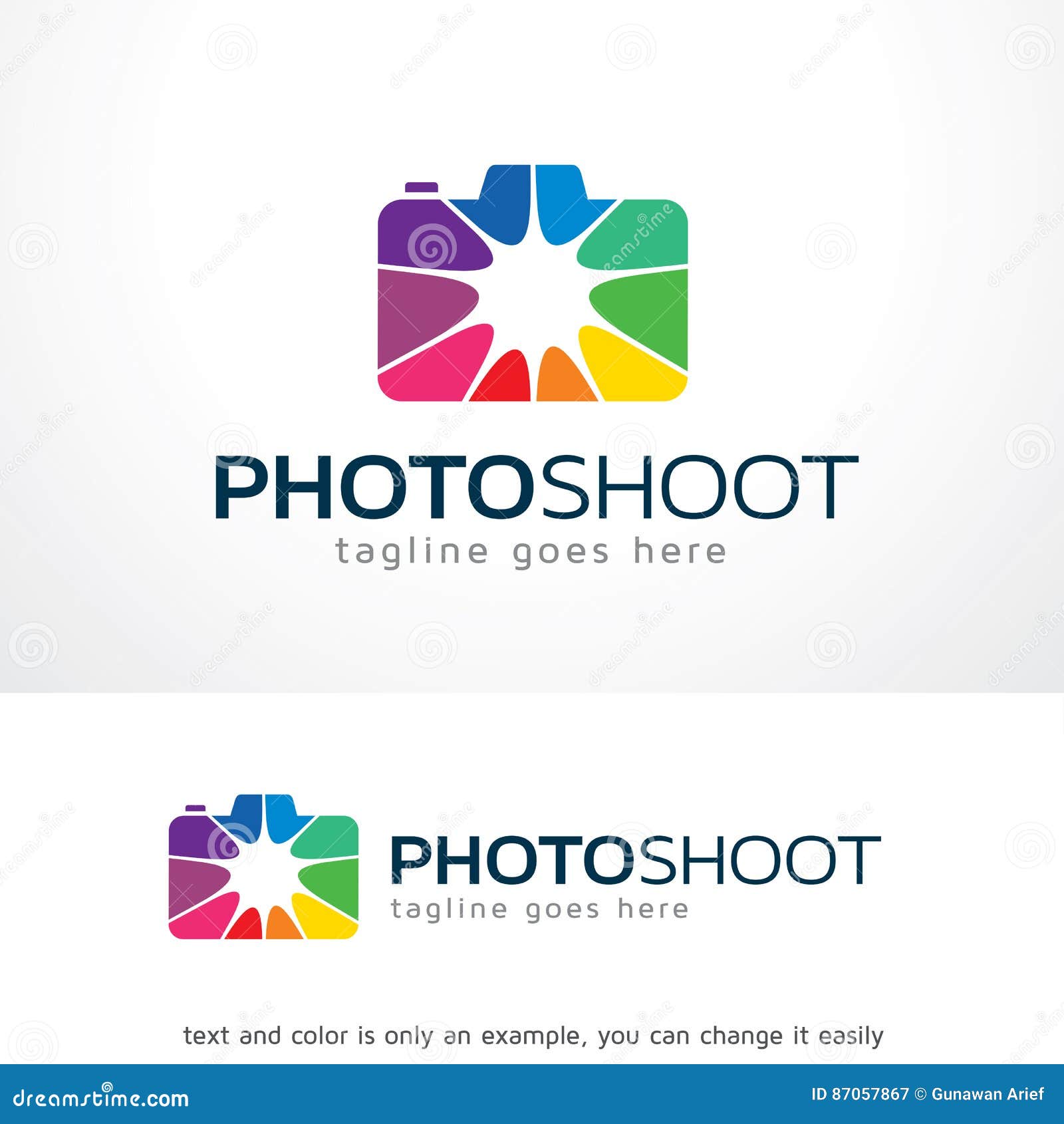 Photo Shoot Logo Template Design Vector Stock Vector - Illustration of ...