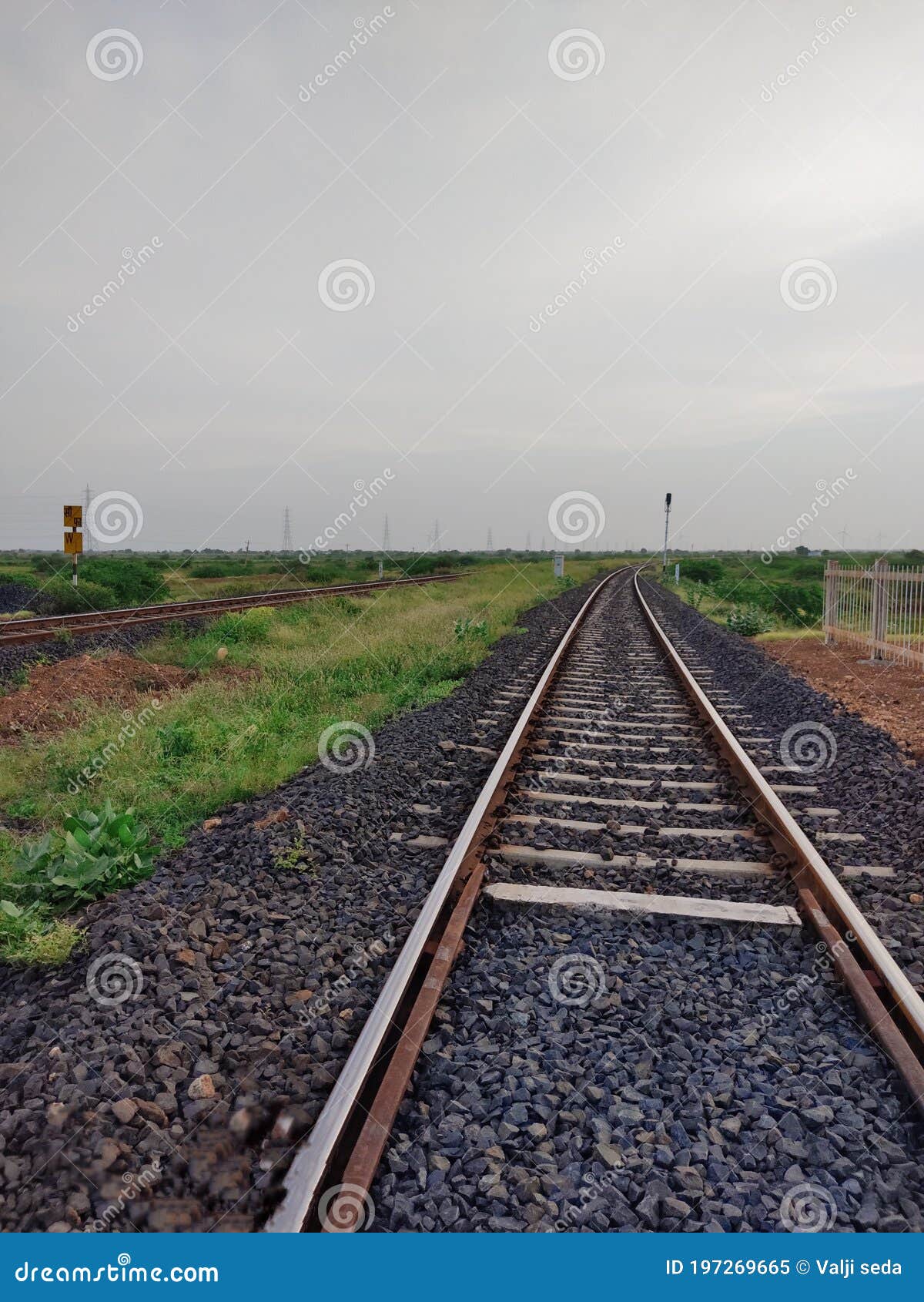 Photo Shoot of Railway Track. Stock Image - Image of railway, transport ...