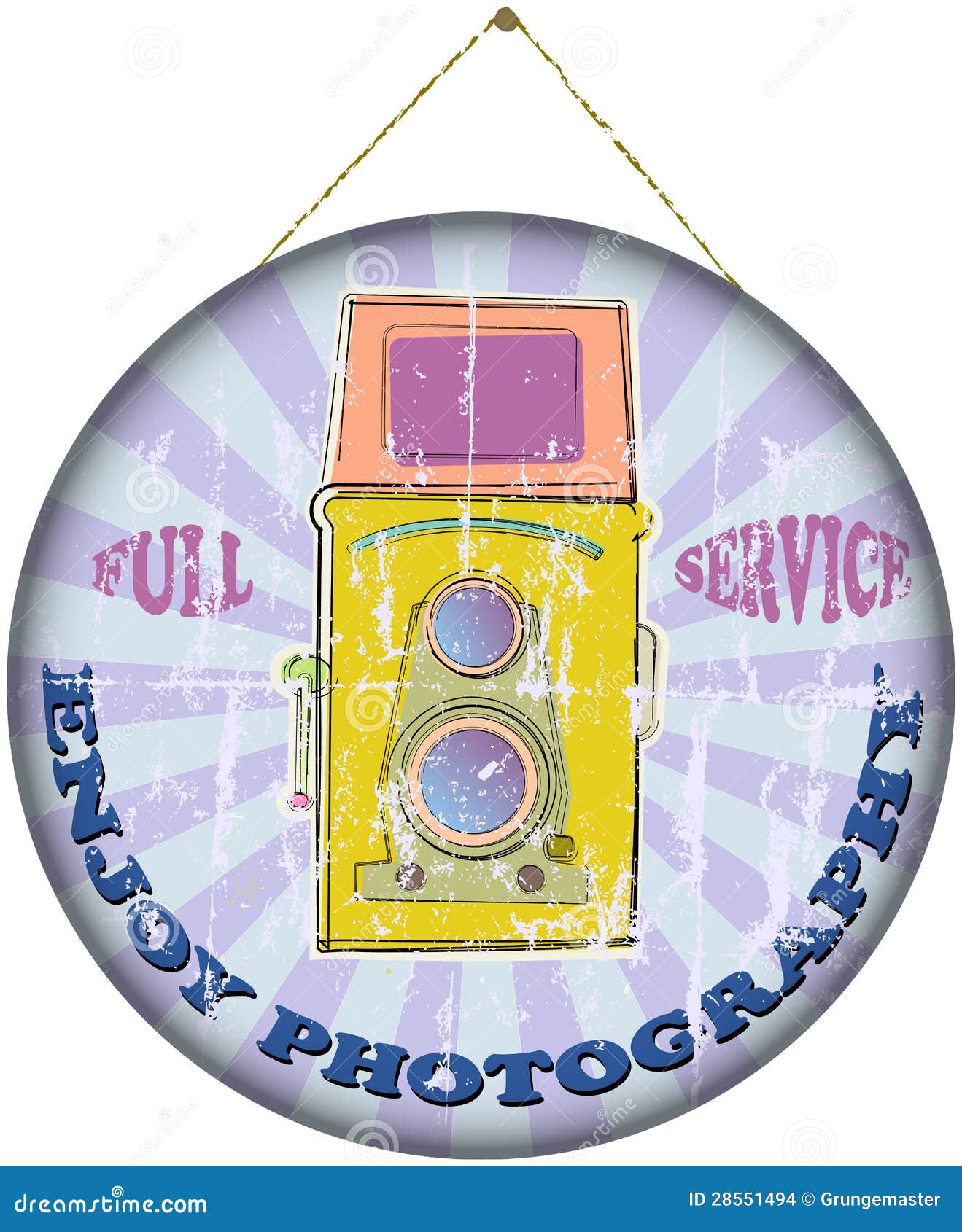 Photo shop sign stock vector. Illustration of advertisement - 28551494