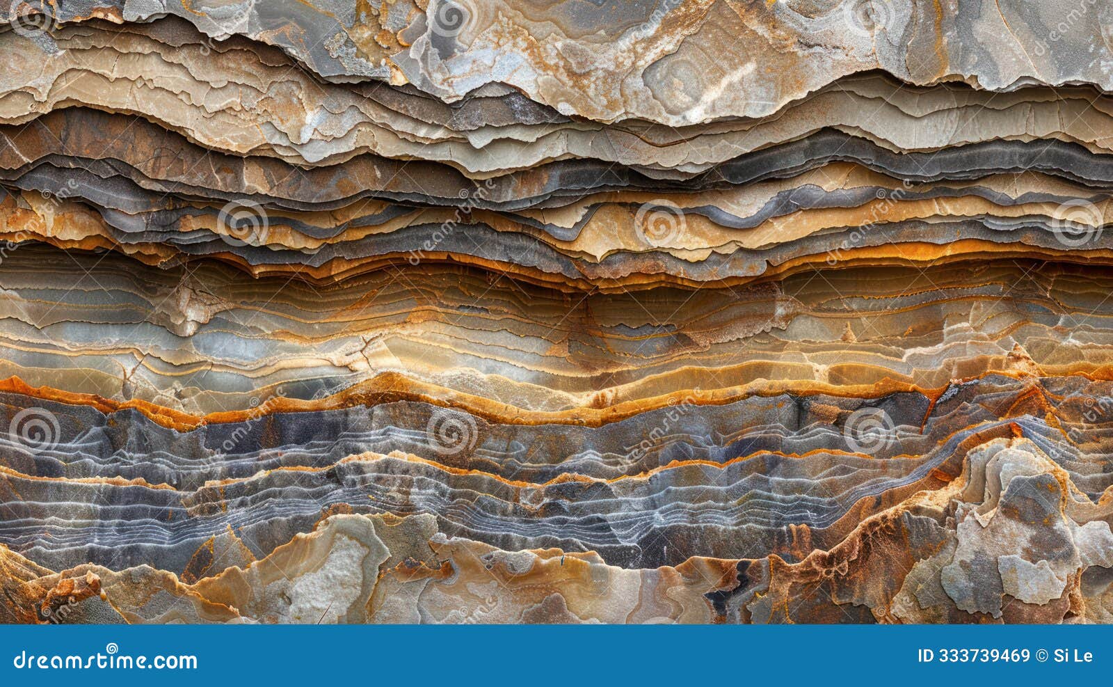 Sedimentary Layers: A Textured Flat Surface Royalty-Free Stock ...