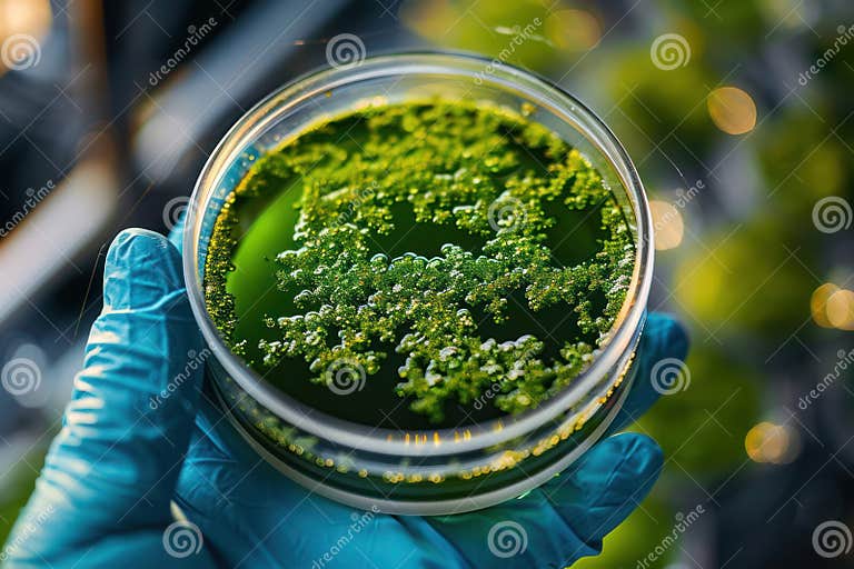Exploring Biofuel Production: Top View of Algae and Microalgae Macro ...