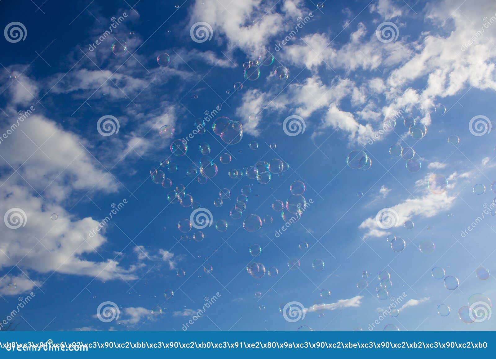 Bubble sky stock image. Image of bluesky, ocean, blue - 208269145