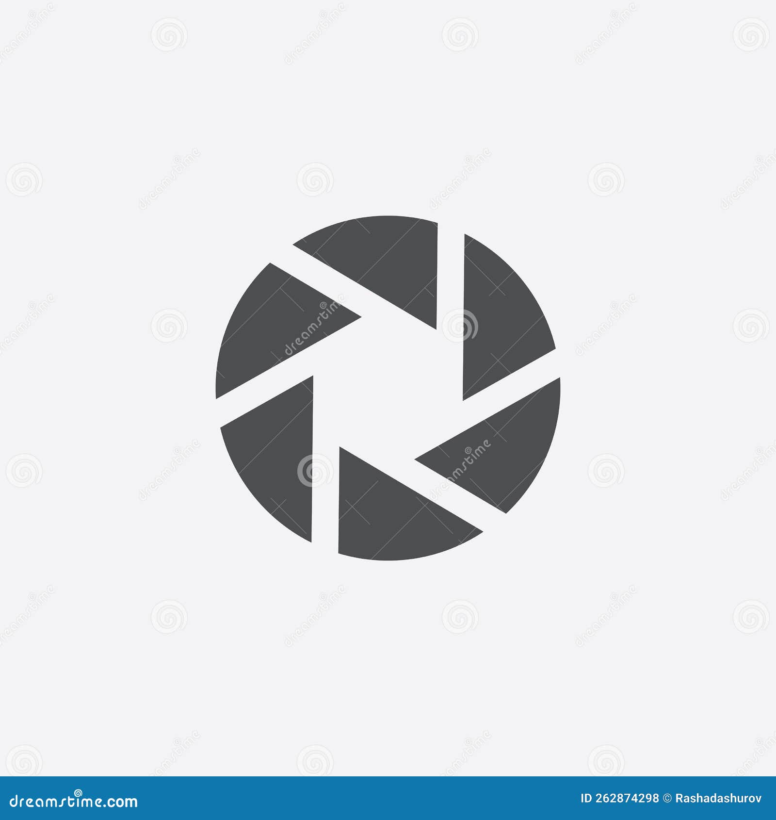 Photo shutter icon stock vector. Illustration of film - 262874298