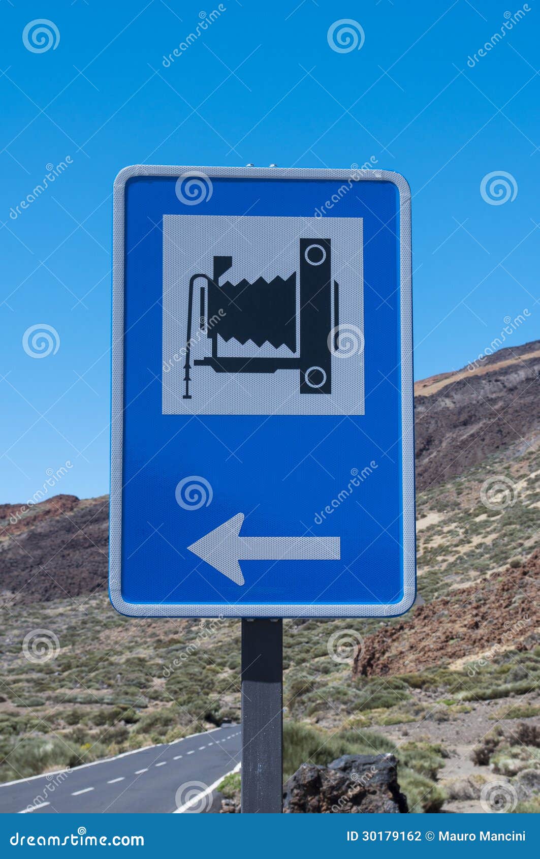 Photo sign stock photo. Image of attraction, road, point - 30179162