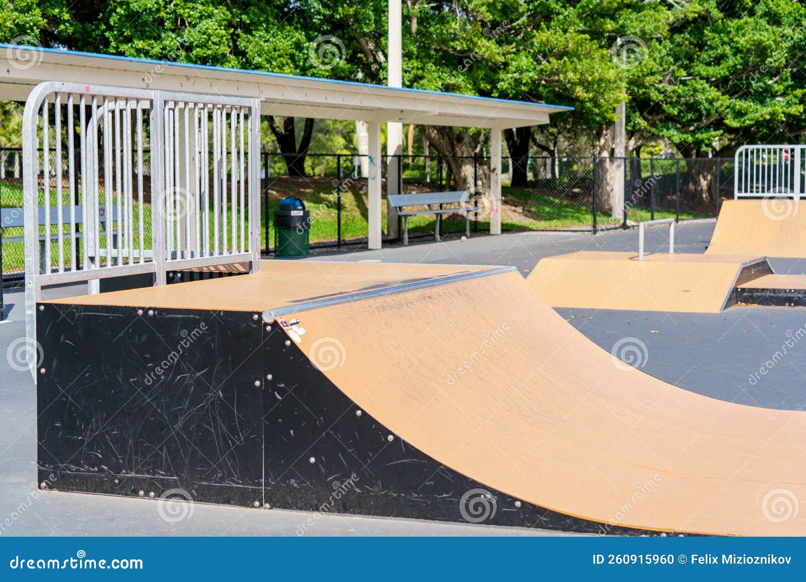 Photo of a Skate Park Ramps Stock Photo - Image of outdoors, skate ...