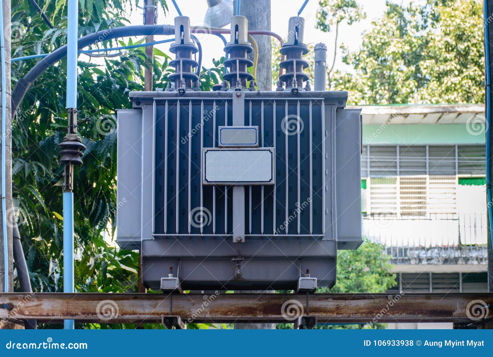 Photo of Small Size Transformer Stock Photo - Image of immersed, power ...