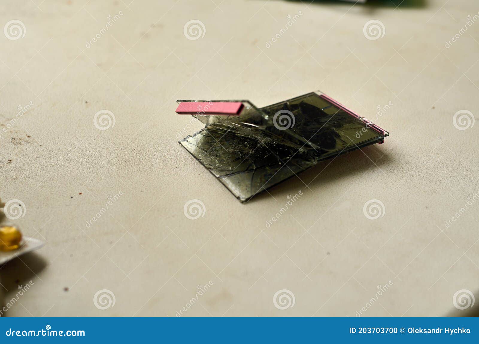 Photo of Smashed Lcd Screen Stock Photo - Image of dial, maintenance ...