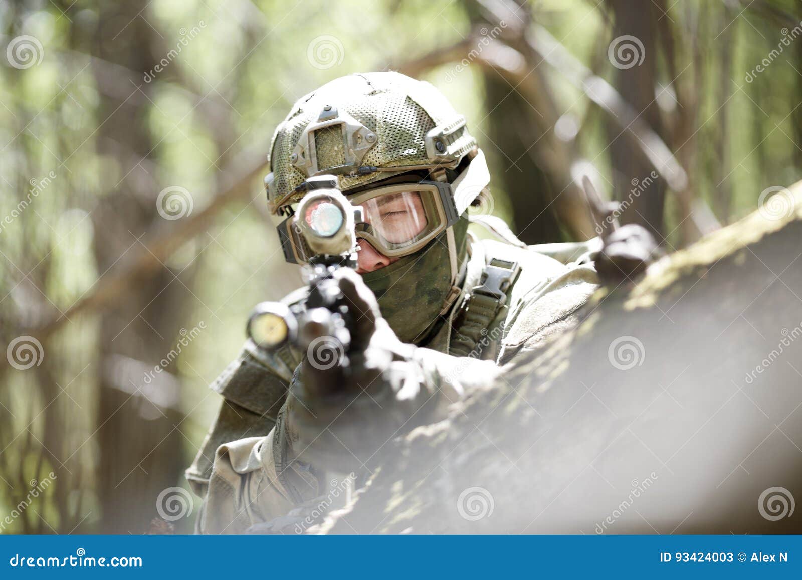 Photo of Snipers with Rifle Stock Image - Image of person, action: 93424003