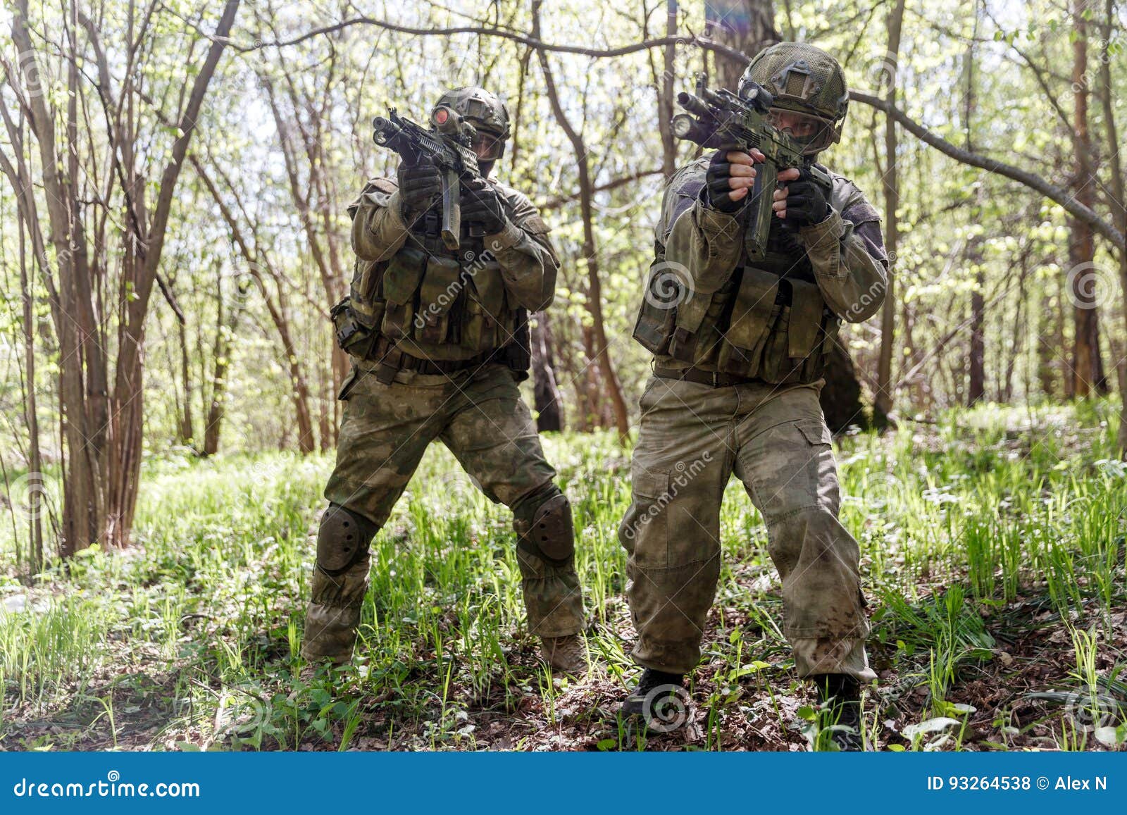 Photo of Soldiers on Reconnaissance Stock Photo - Image of belt, green ...