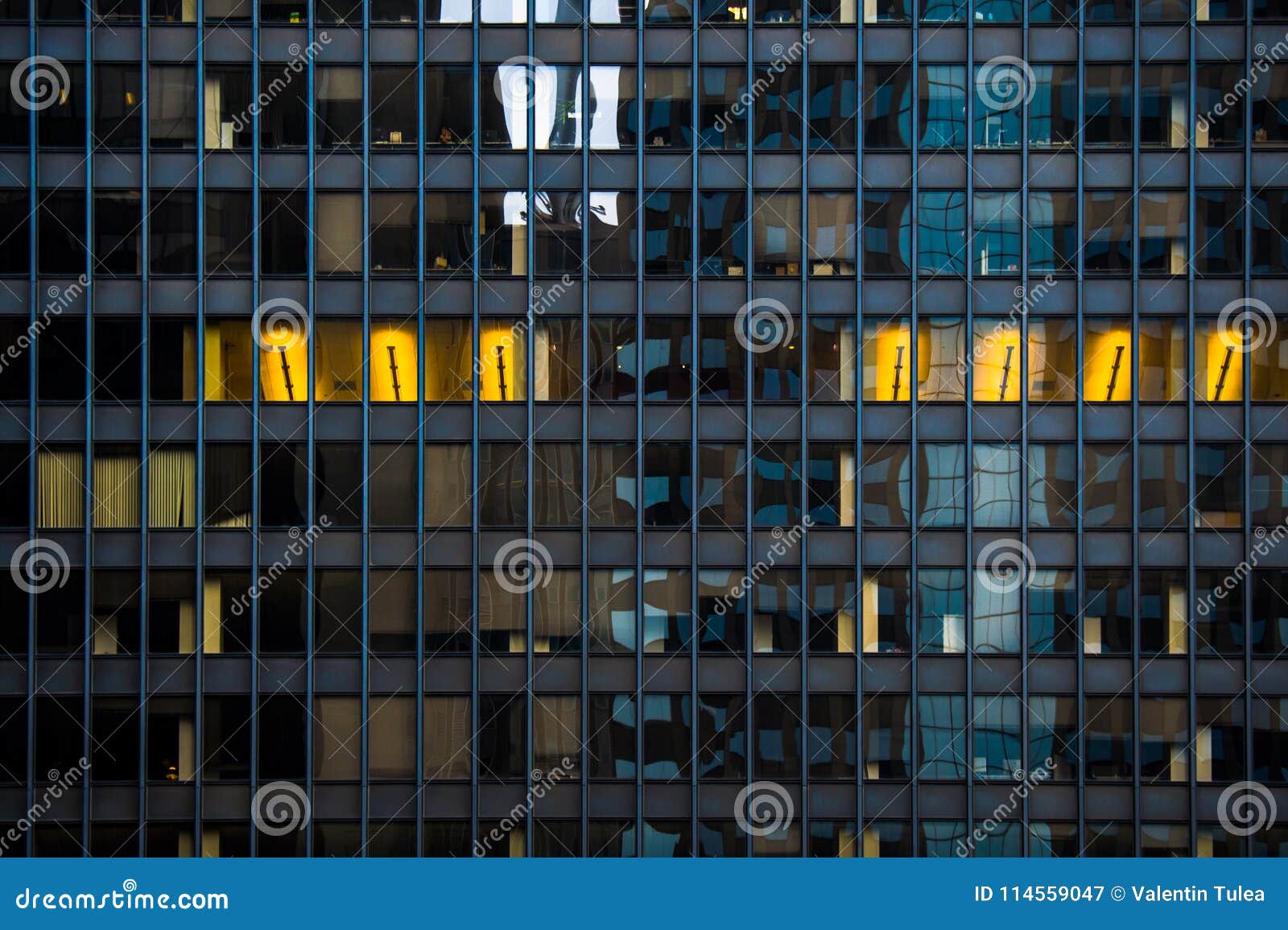 Architecture in Chicago. Windows. Editorial Photography - Image of ...