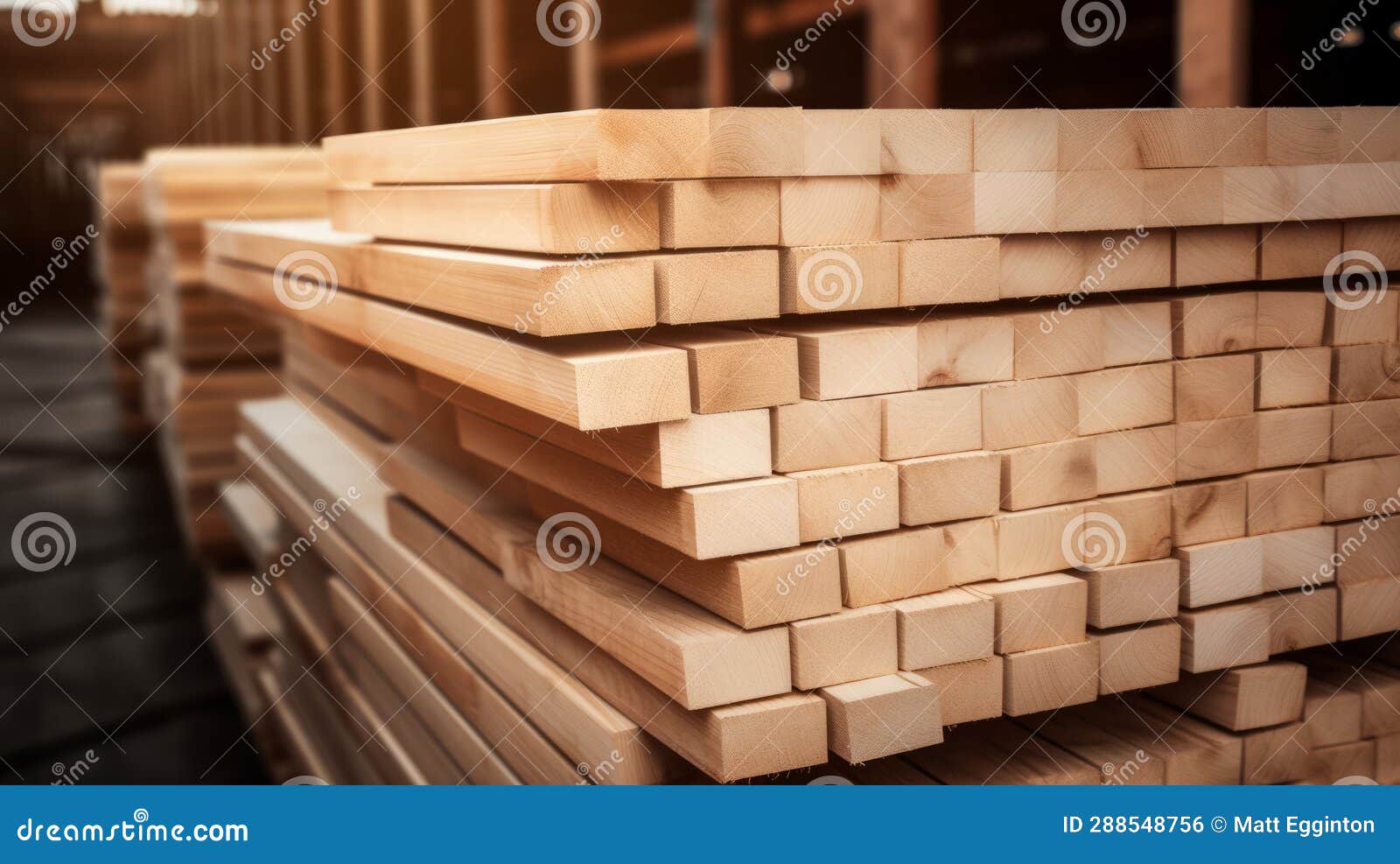 Photo of Stacked Wooden Planks Stock Illustration - Illustration of ...
