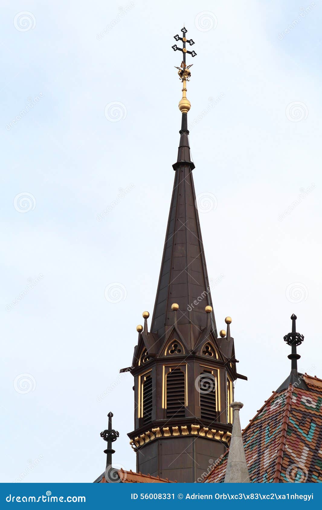 Photo of a steeple stock image. Image of landmark, ancient - 56008331